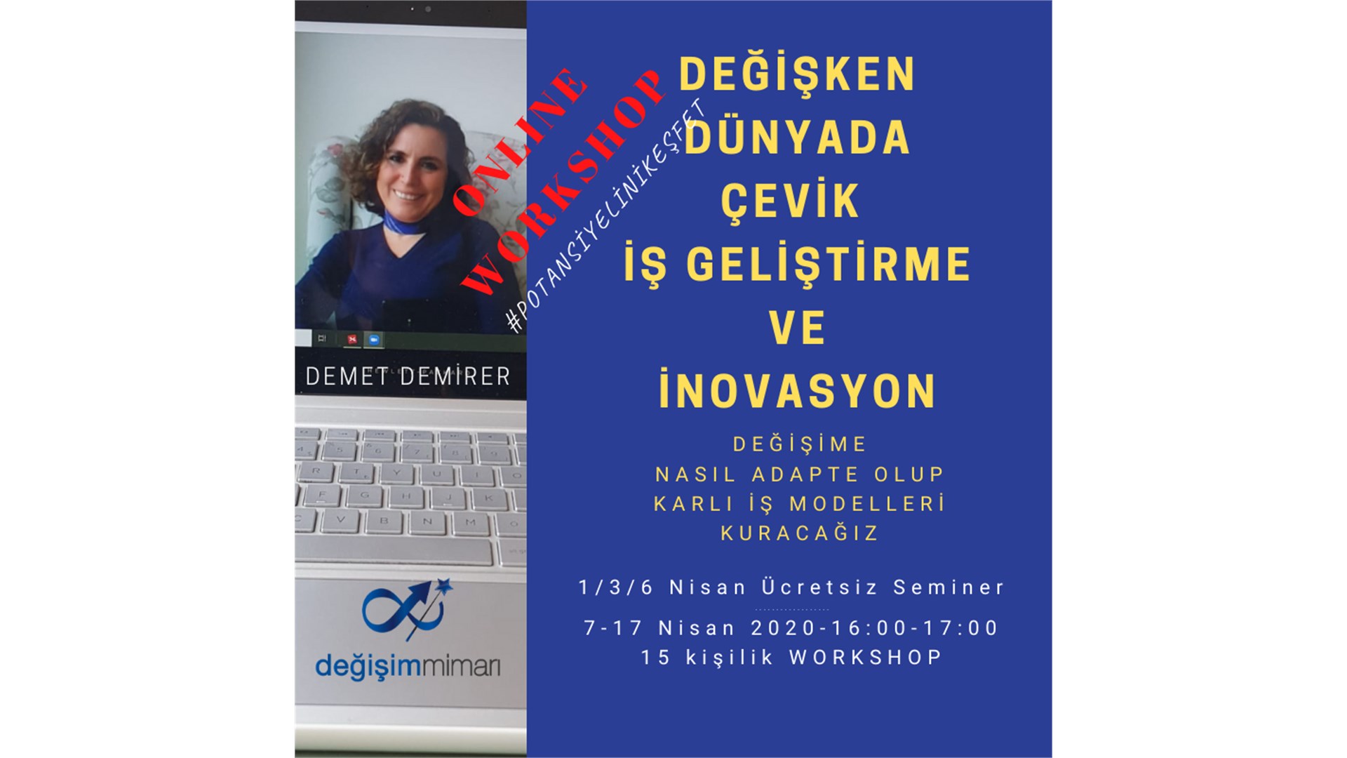 ONLINE-Değişken Dünyada Çevik İş Geliştirme ve İnovasyon - Değişim ve ...