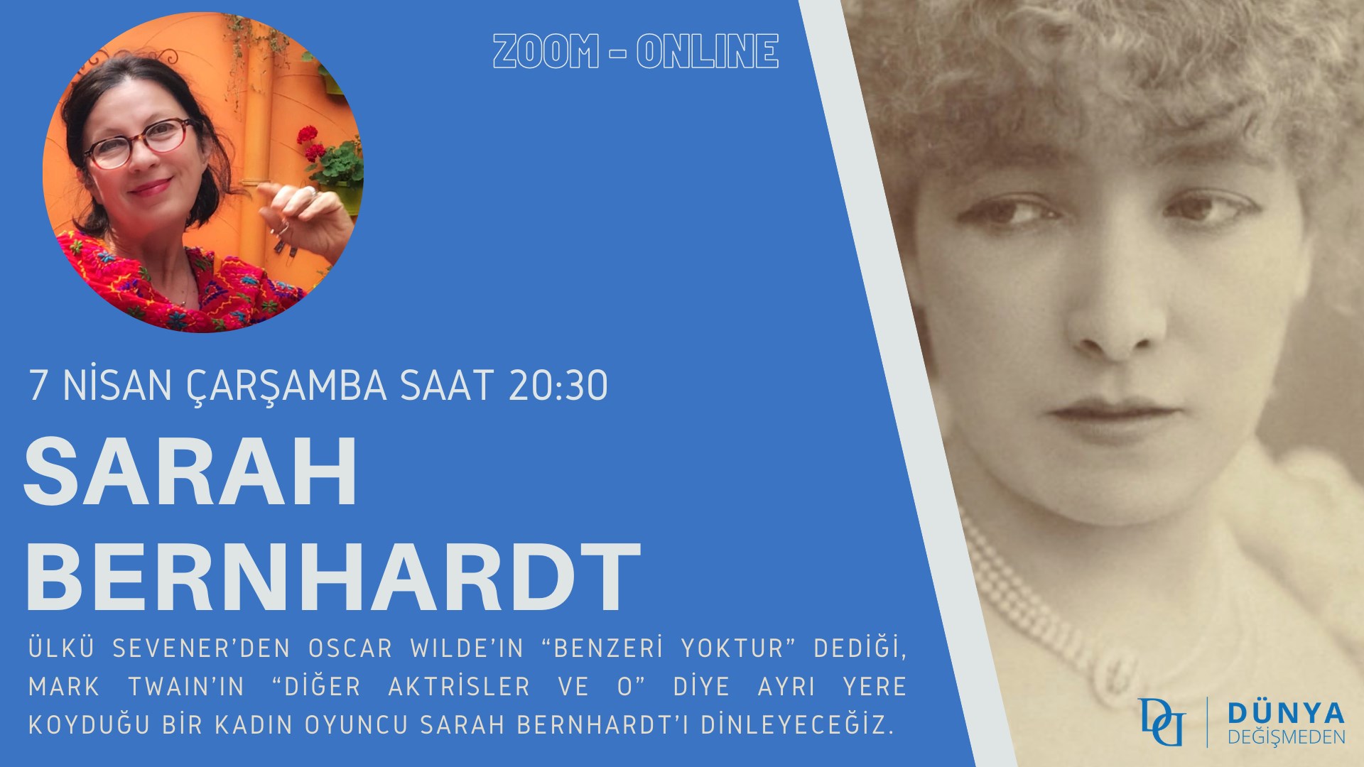 Ülkü Sevener ile Tarih Boyunca Kadın Hikayeleri: Sarah Bernhardt | 07 ...