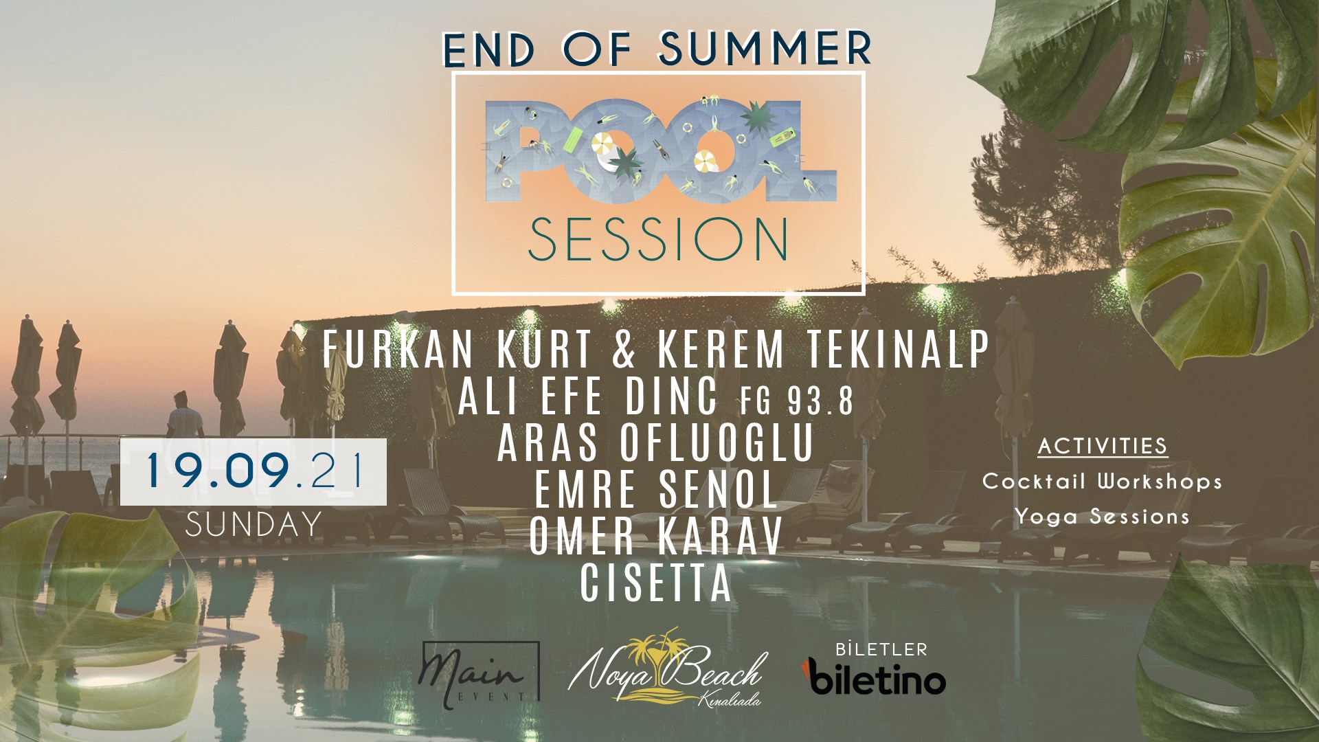 End of Summer " Pool Sessions " @Noya Beach | 19 September 2021 | Noya ...
