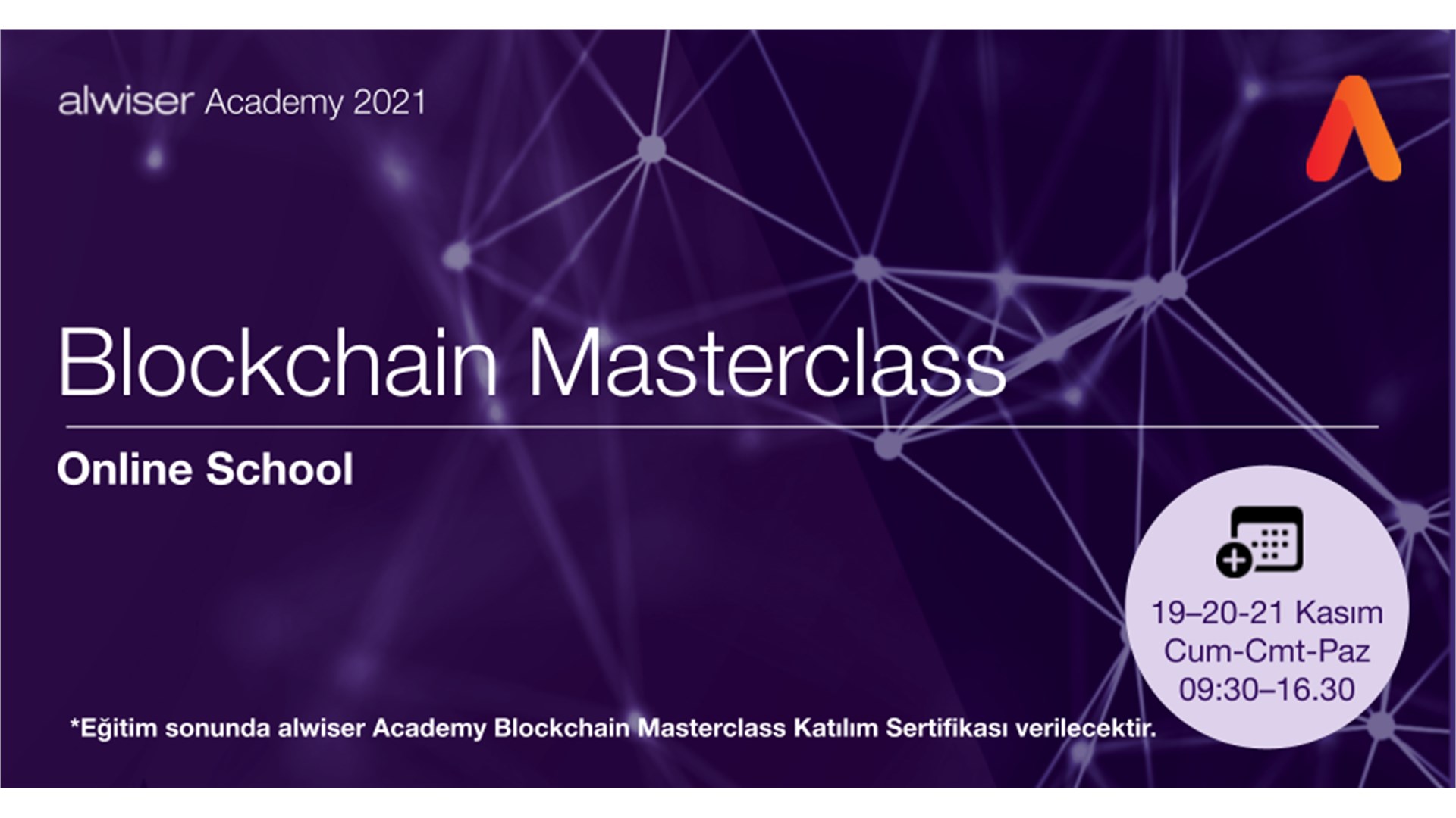Blockchain Masterclass | 19 November 2021 | Zoom | Biletino