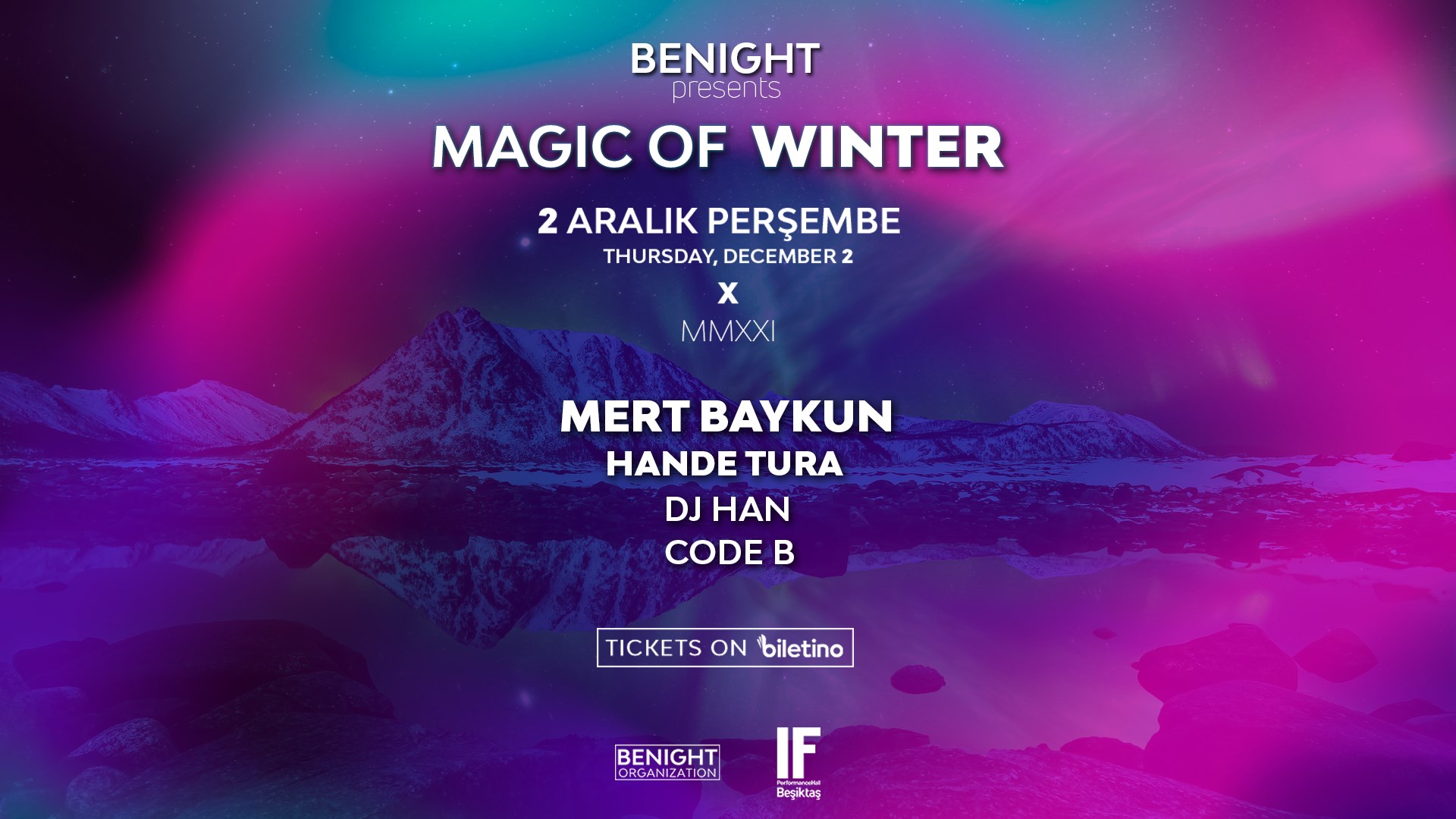 Magic Of Winter 2021 | 02 December 2021 | IF Performance Hall | Biletino