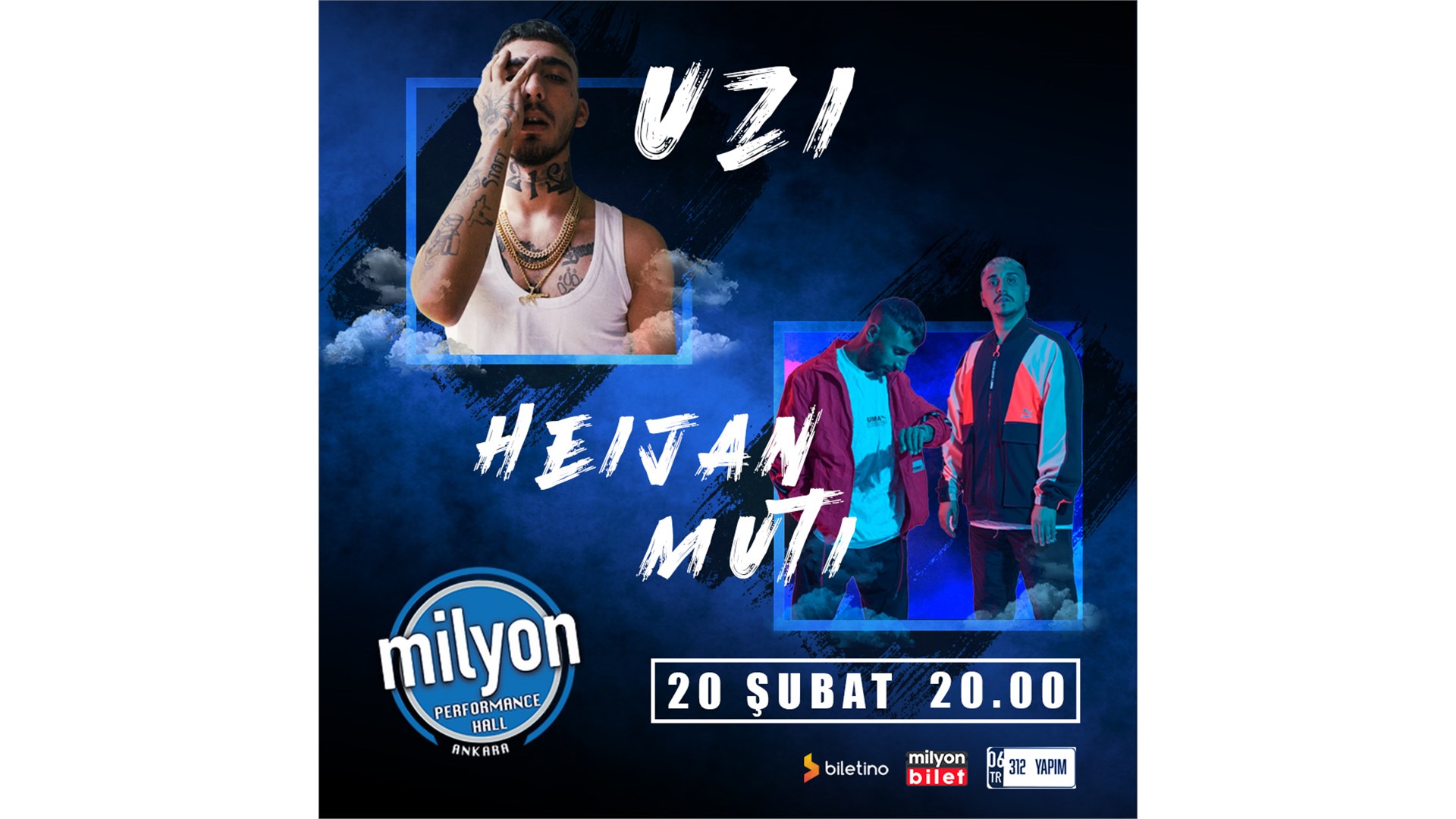 Uzi - Heijan & Muti Konseri | 20 Şubat 2022 | Milyon Performance Hall ...
