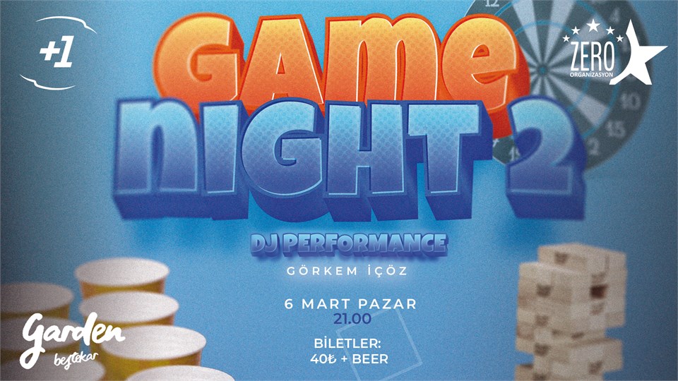 GAME NIGHT 2 (#8gün8geceEğlence) | 06 March 2022 | Garden Bestekar ...