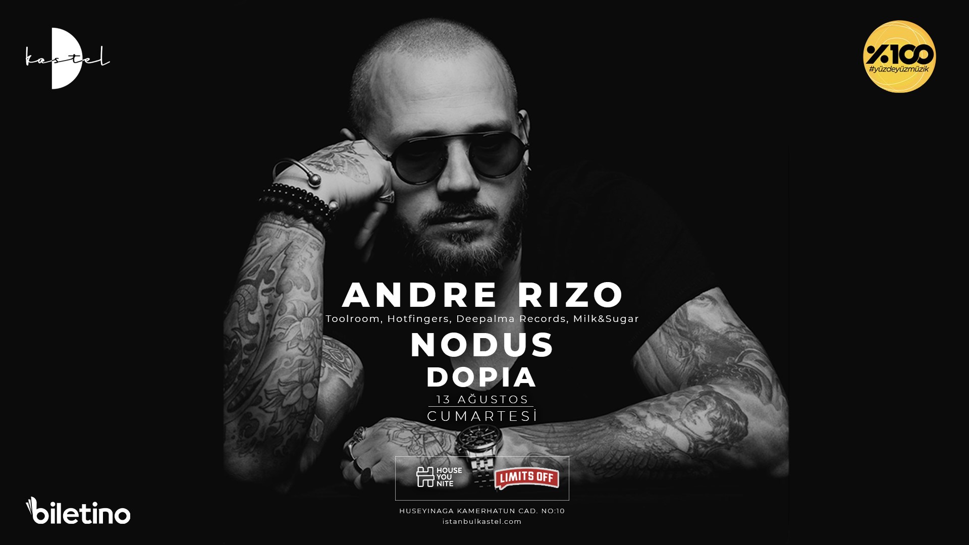 ANDRE RIZO - NODUS | 13 August 2022 | Kastel | Biletino