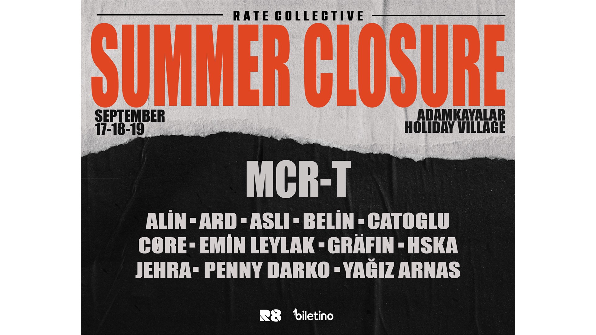 Summer Closure | 19 September 2022 | Adamkayalar Holiday Village | Biletino