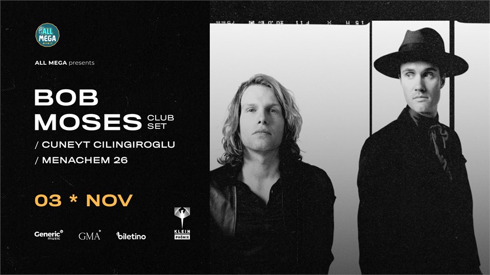 Bob Moses | 03 November 2022 | Klein Phönix Park | Biletino