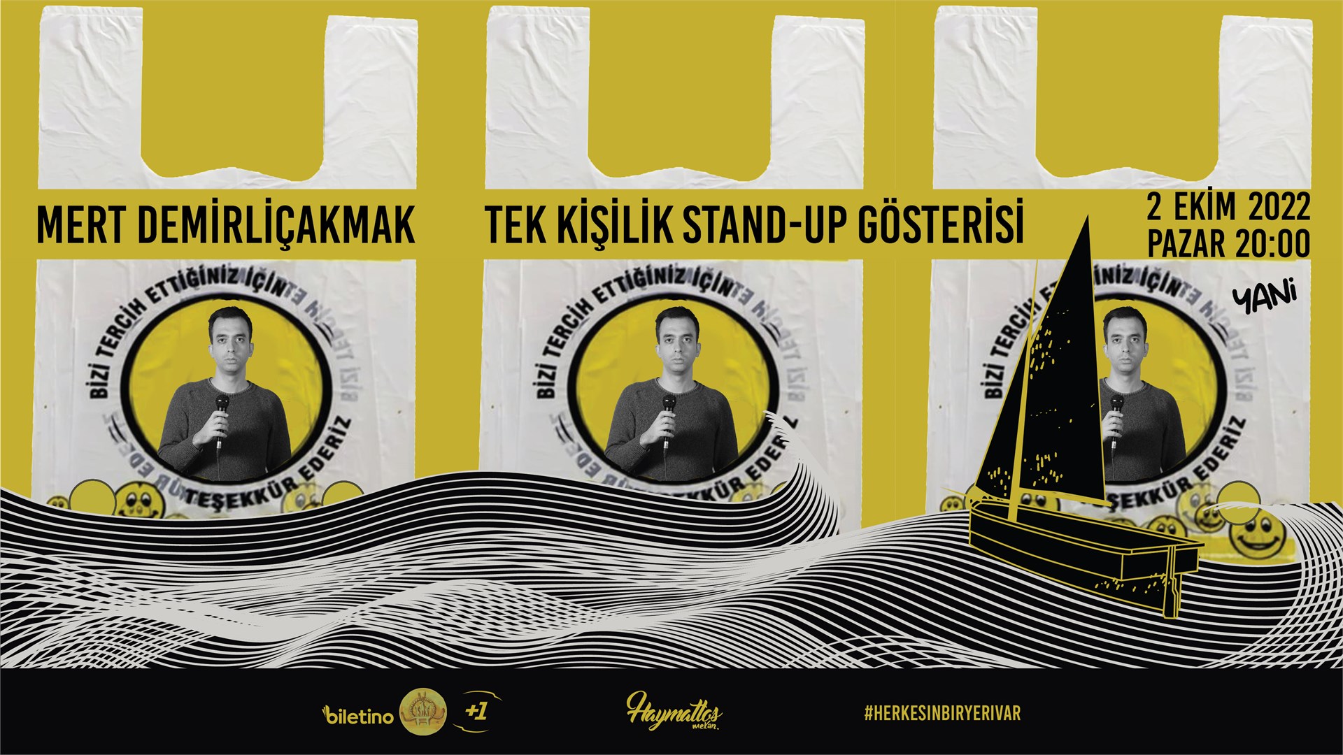 Mert Demirliçakmak Stand-up | 02 October 2022 | HaymatlosMekan | Biletino