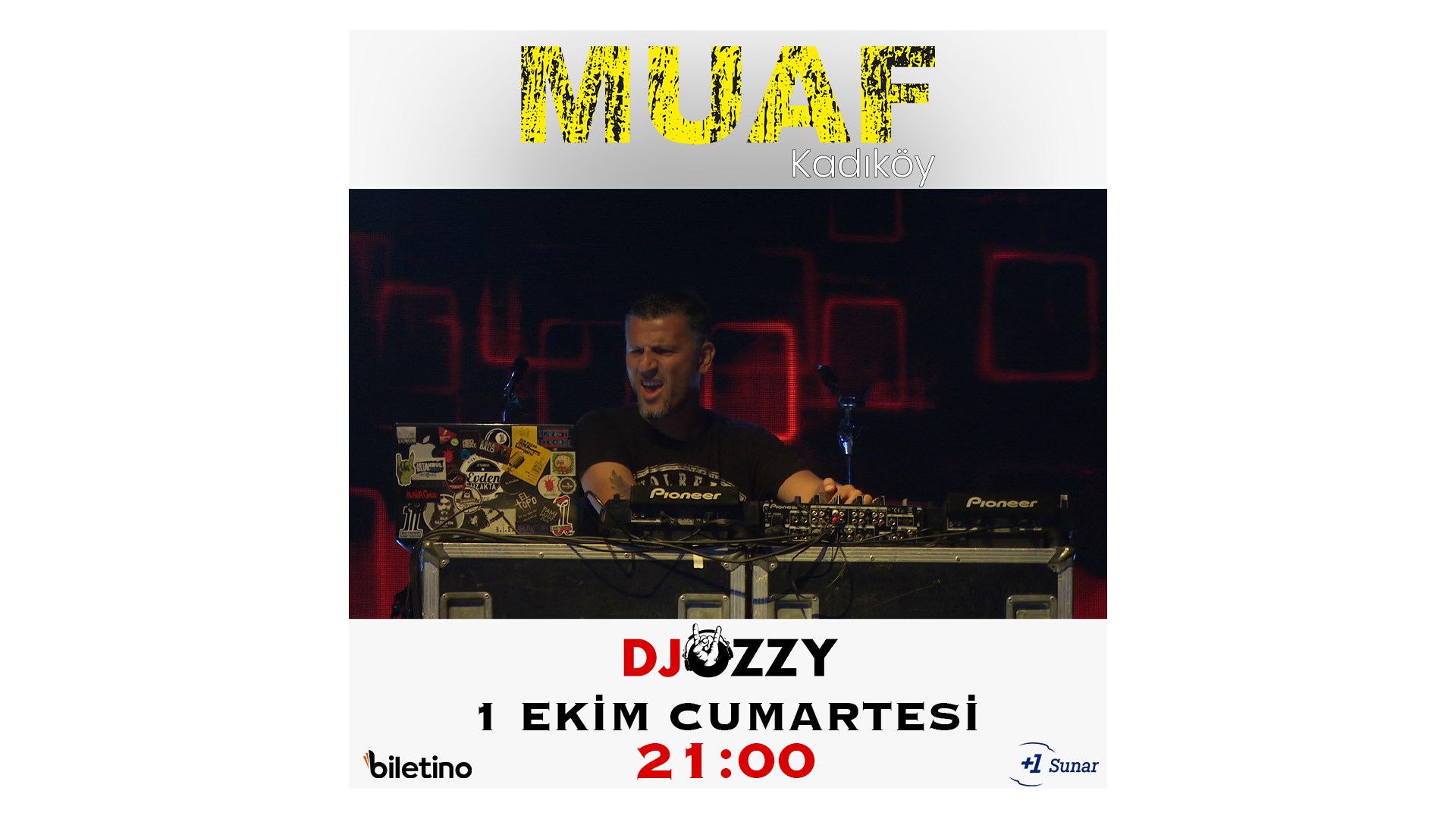 DJ Ozzy Konseri - Muaf Kadıköy | 01 October 2022 | Muaf Kadıköy | Biletino