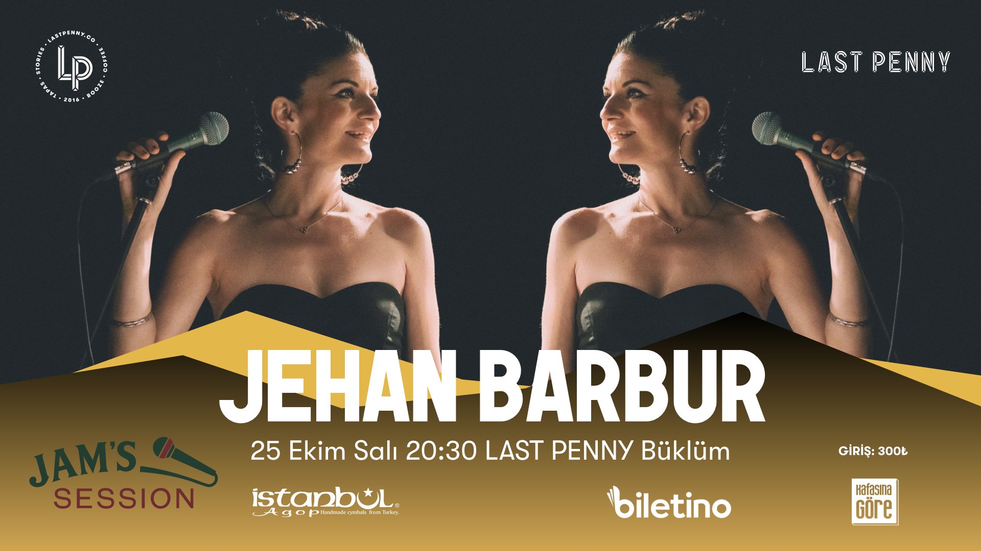 Jehan Barbur | 25 Ekim 2022 | Last Penny Büklüm | Biletino