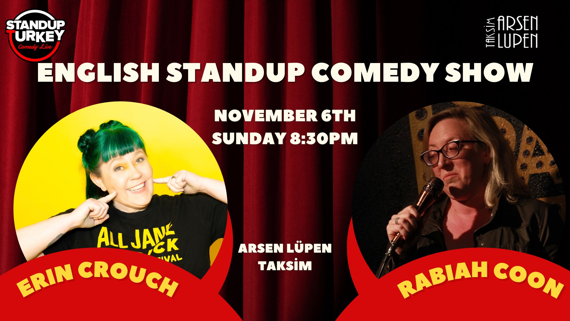 Erin Crouch & Rabiah Coon - English Standup Comedy Show | 06 November ...