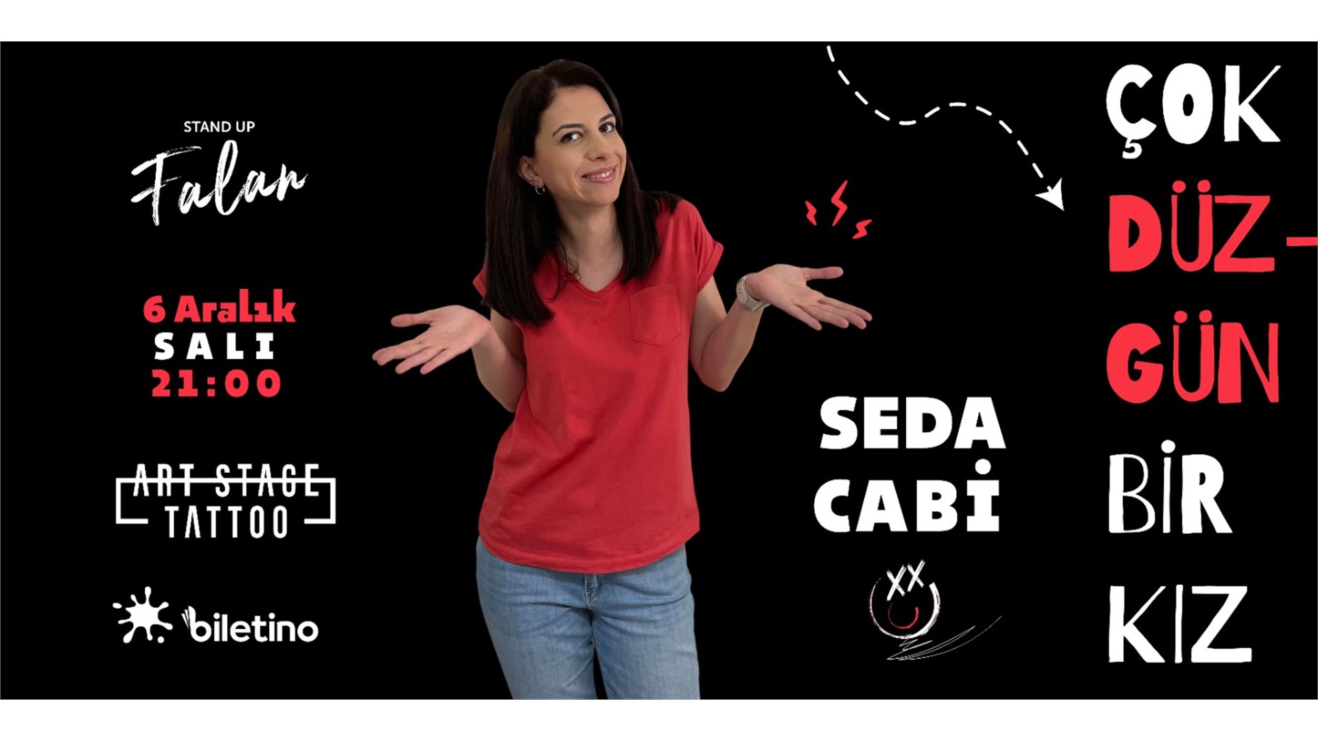 ÇOK DÜZGÜN BİR KIZ - SEDA CABİ - STAND UP | 06 December 2022 | Art ...