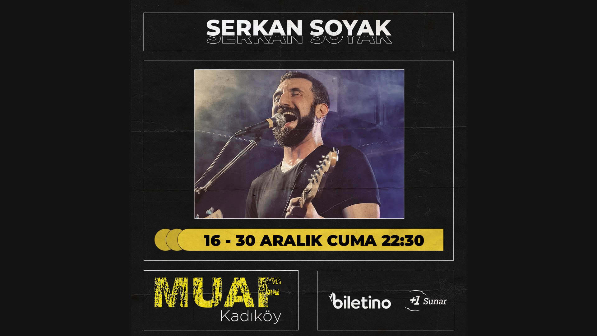 Serkan Soyak Konseri - Muaf Kadıköy | 16 Aralık 2022 | Muaf Kadıköy ...