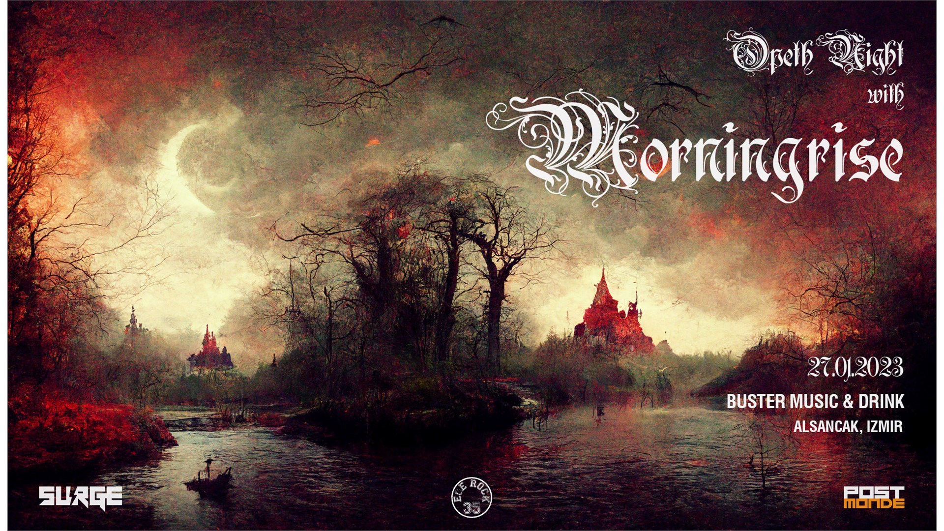 Opeth Night with Morningrise İzmir | 27 January 2023 | buster | Biletino