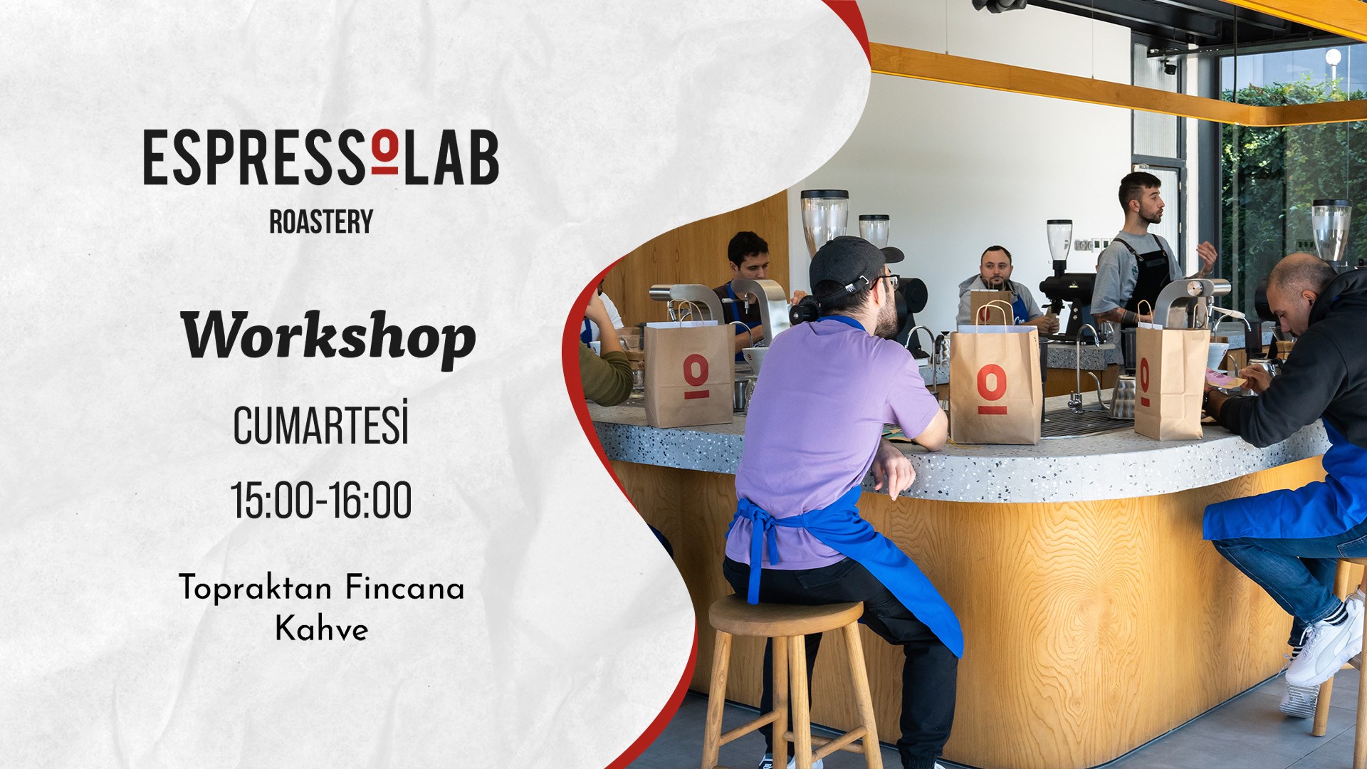 Topraktan Fincana Kahve | 28 Ocak 2023 | Espressolab Roastery | Biletino