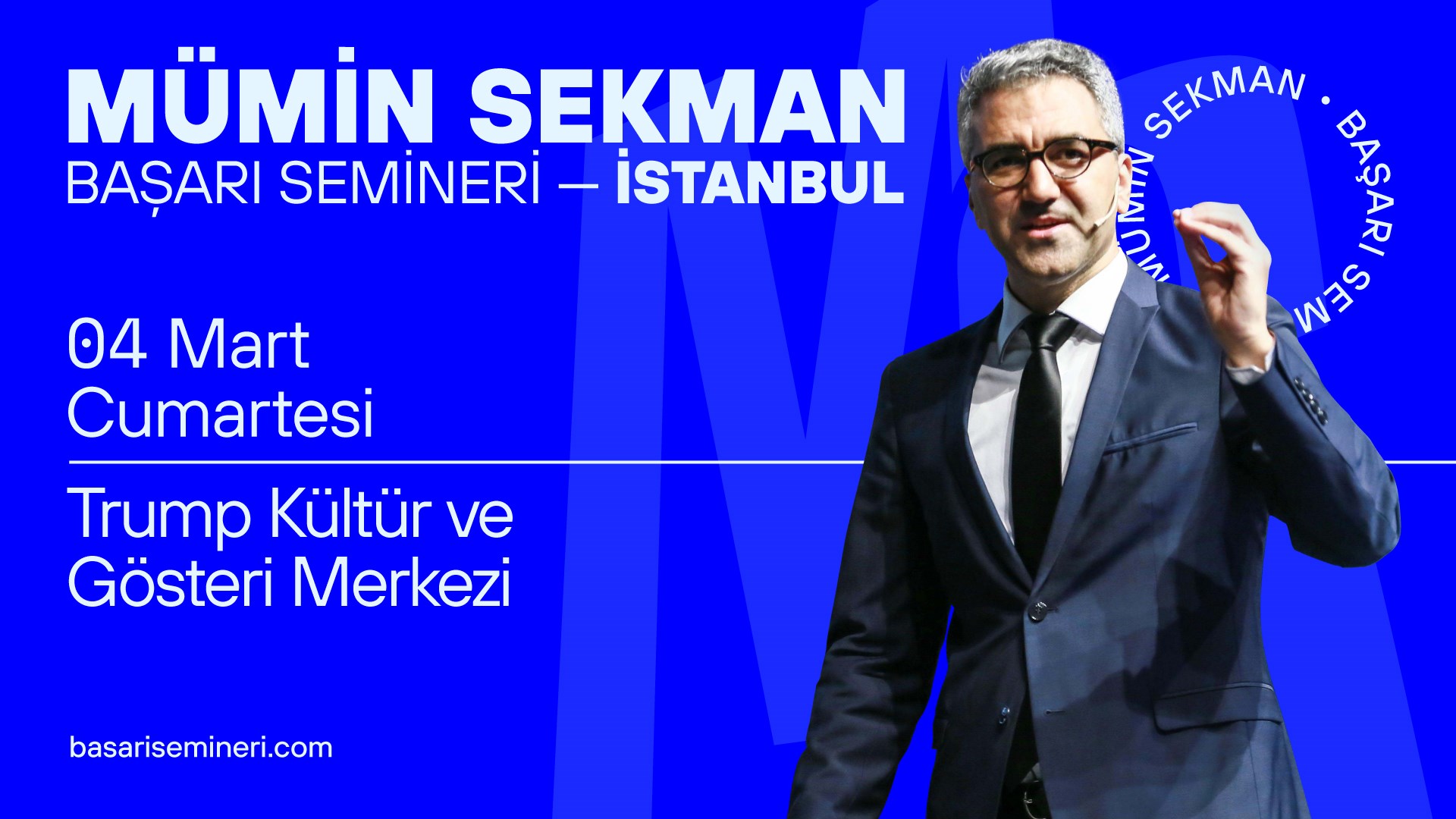 Mümin Sekman ile Başarı Semineri - İstanbul | 04 Mart 2023 | Trump ...