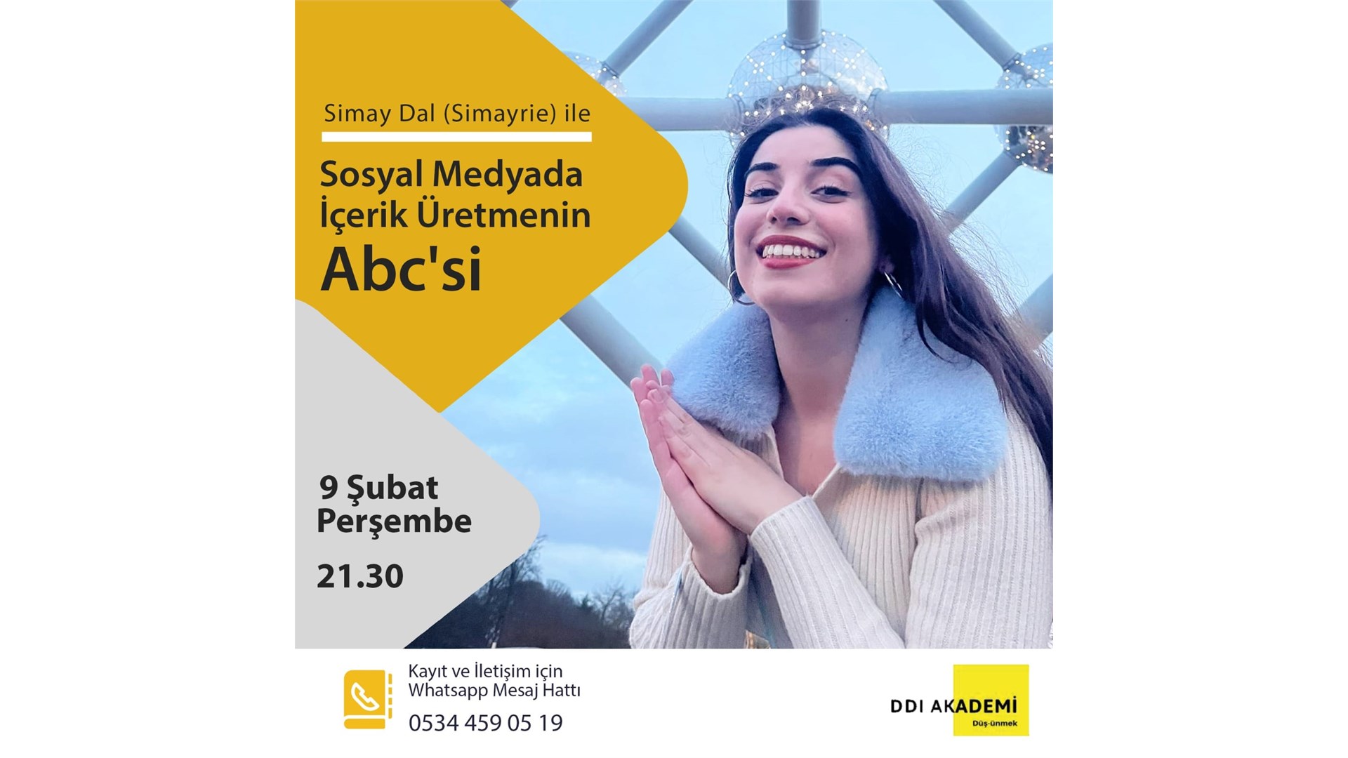 Simay Dal (Simayrie) ile Sosyal Medyada İçerik Üretmenin ABC'si | 09 ...