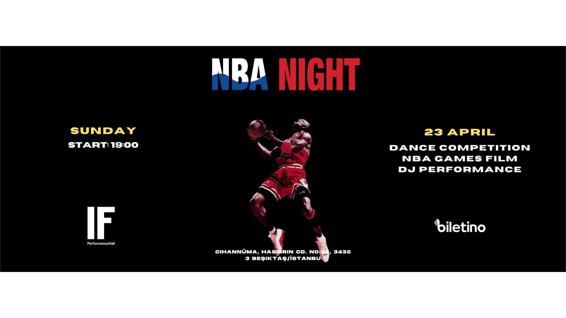 NBA NIGHT 2023 | 23 April 2023 | If Beşiktaş | Biletino