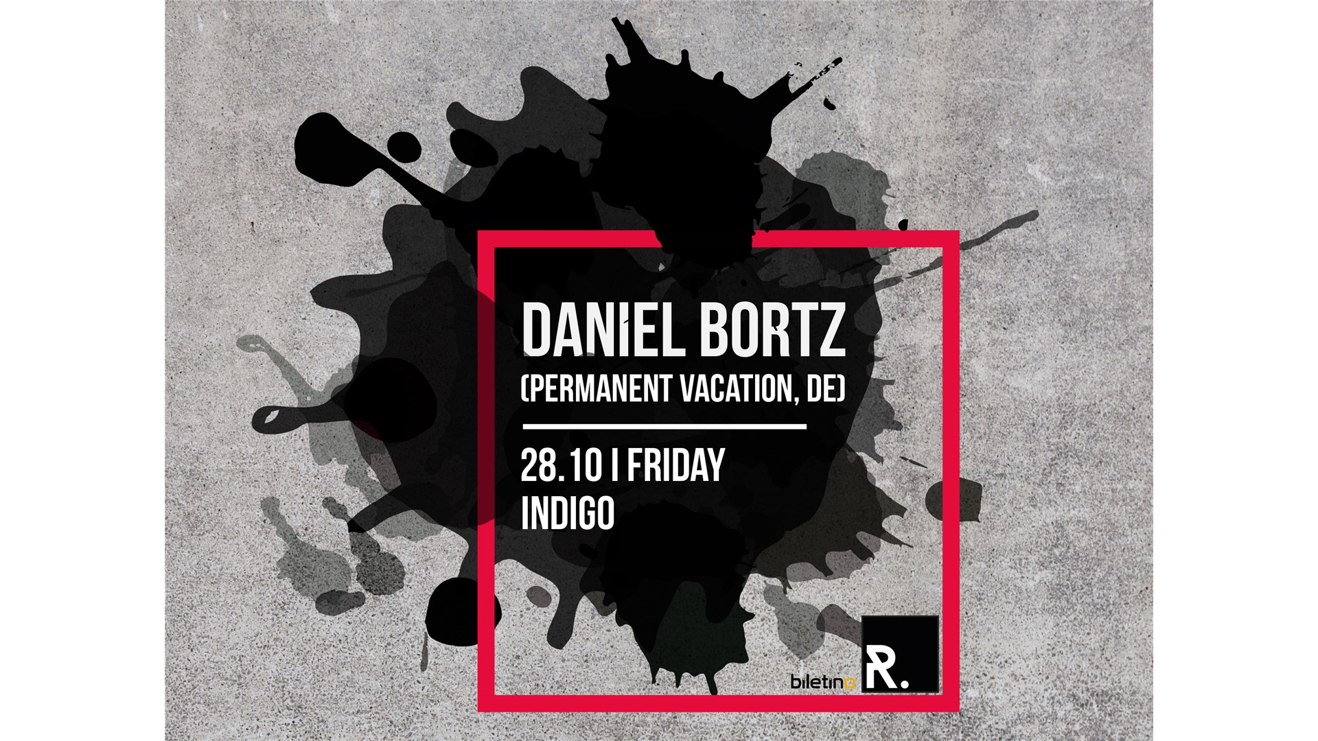 Runaway w/ Daniel Bortz | 28 October 2016 | indigo | Biletino
