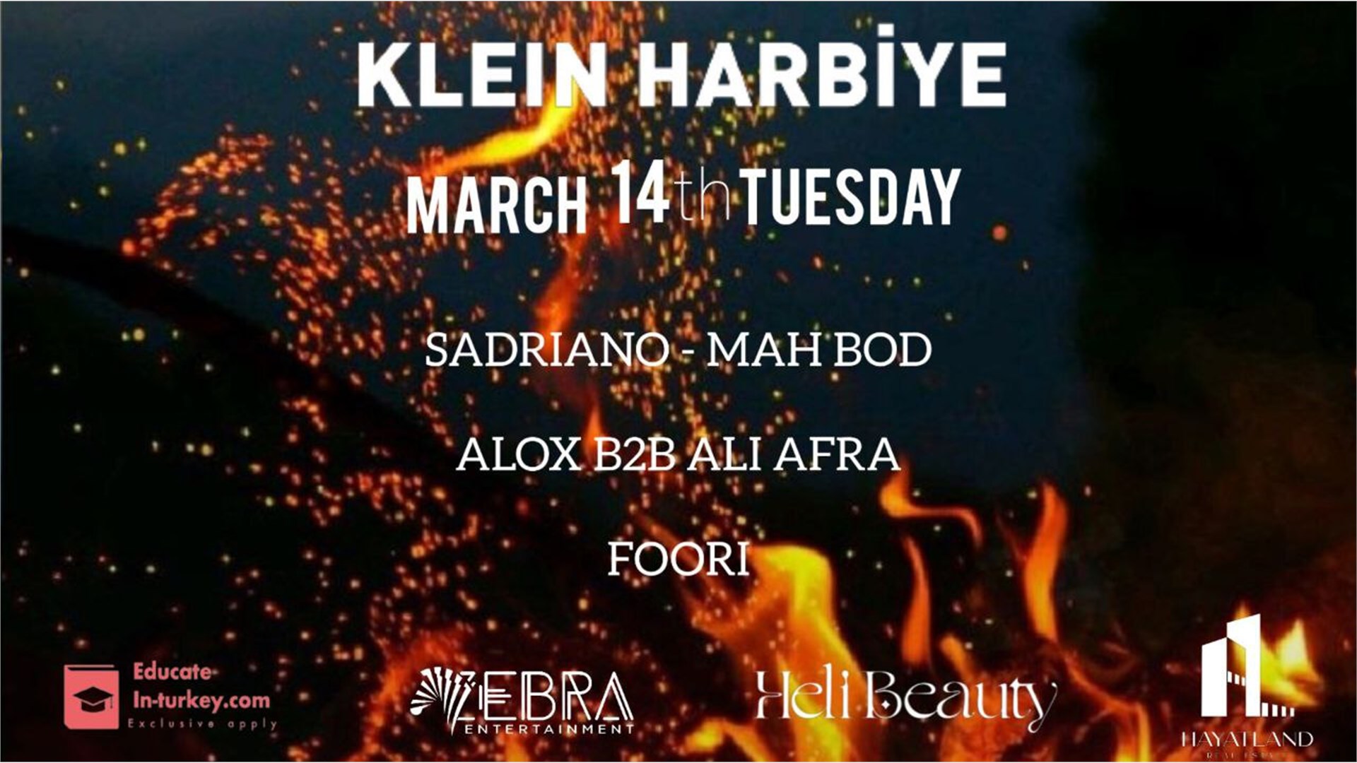 Zebra entertainment x 4shanbe souri | 14 March 2023 | KLEIN | Biletino