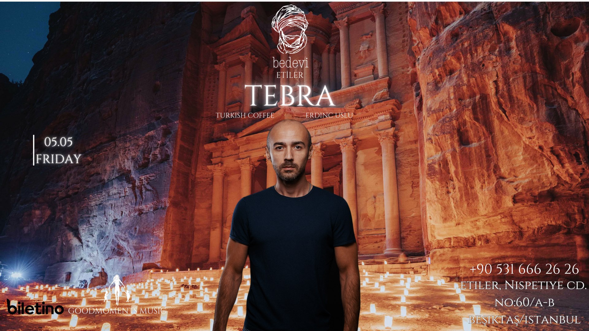 TEBRA x Bedevi Etiler | 05 Mayıs 2023 | Bedevi Etiler | Biletino