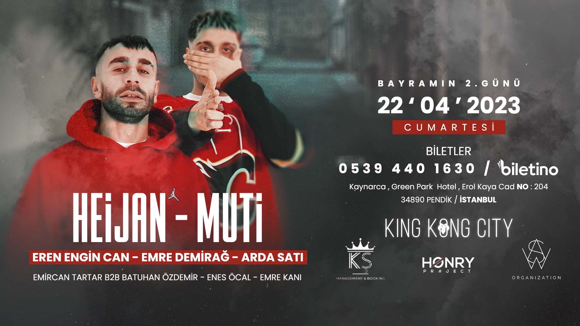 HEİJAN & MUTİ KONSERİ | 22 Nisan 2023 | The Green Park Pendik Hotel ...