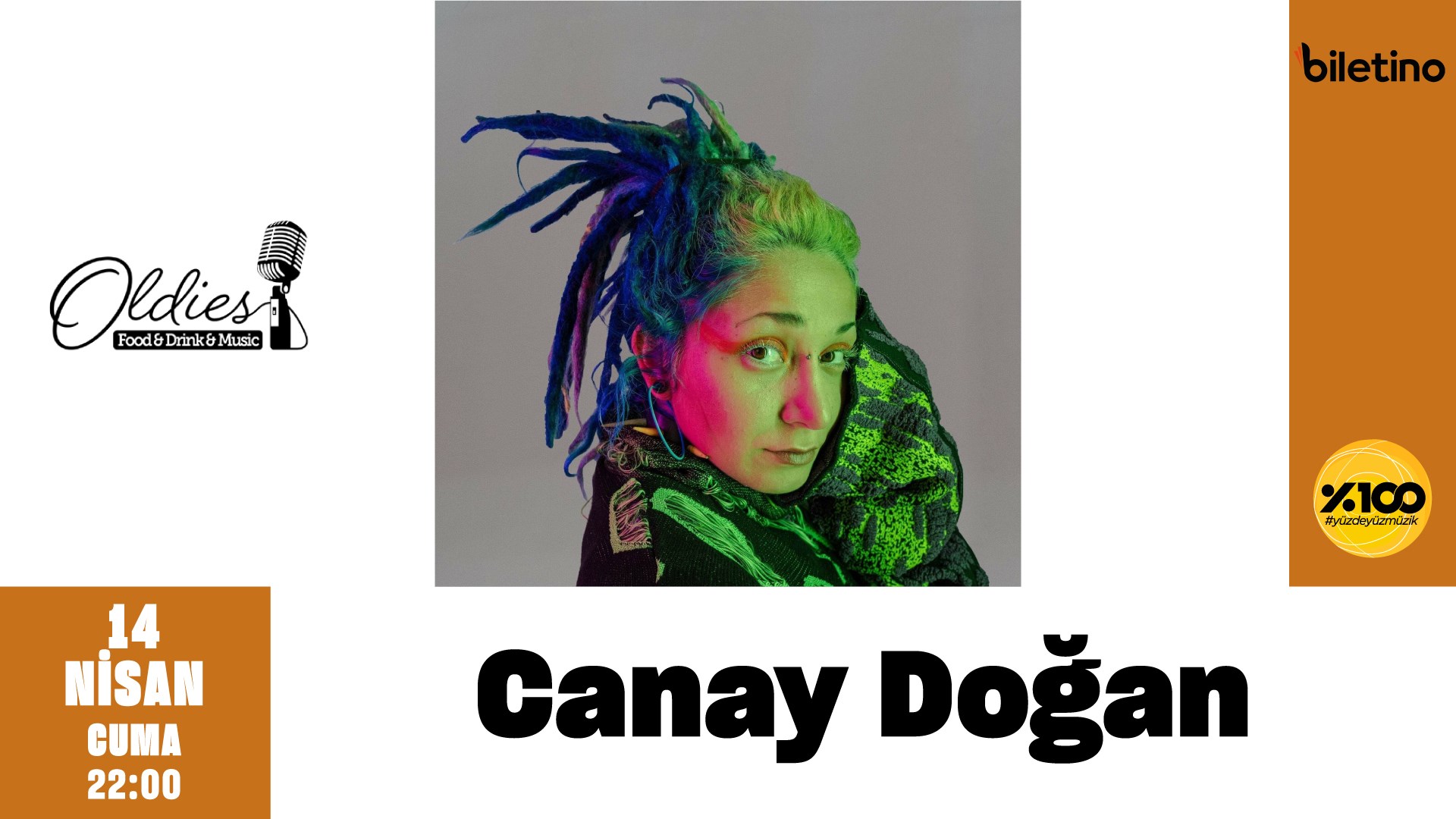 Canay Doğan @OldiesTaksim | 14 April 2023 | Oldies Taksim | Biletino