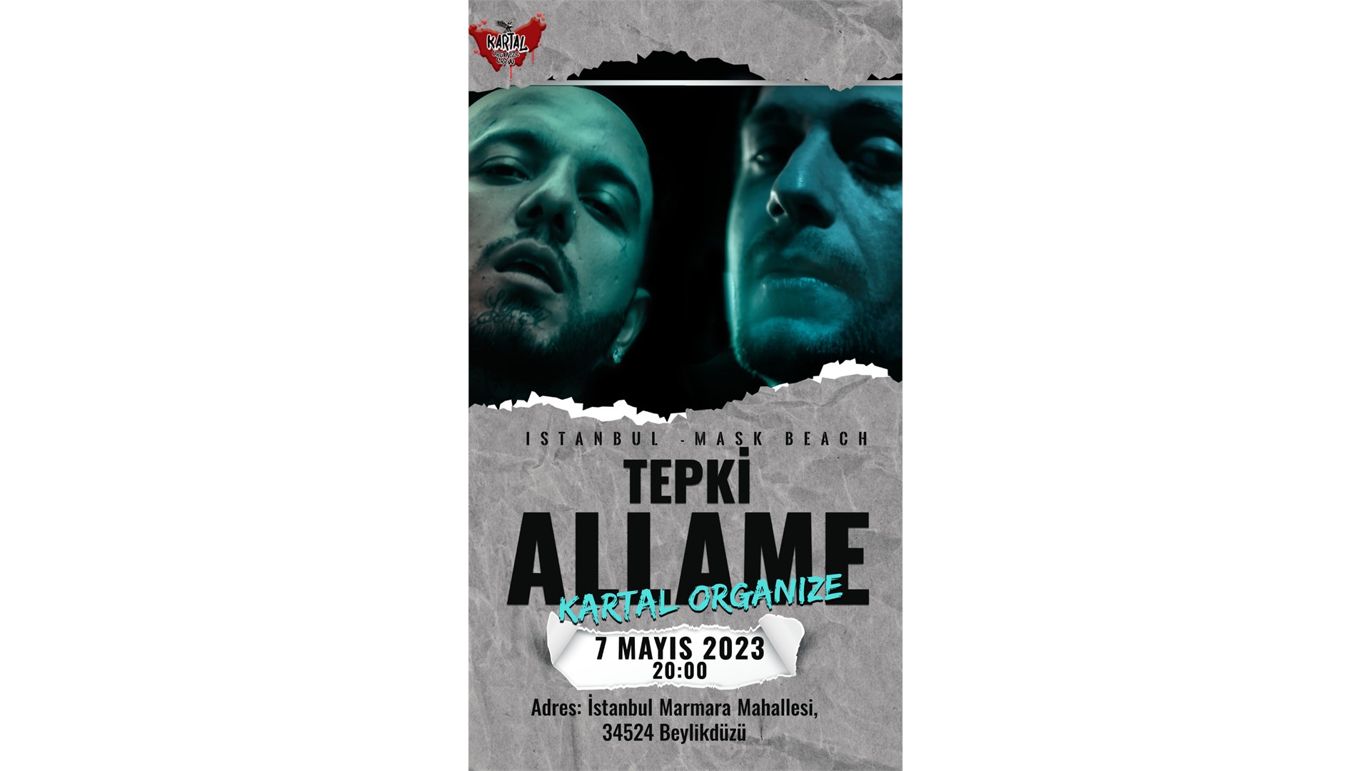 Allame & Tepki & Kartal Organize - İstanbul Mask Beach | 07 Mayıs 2023 ...