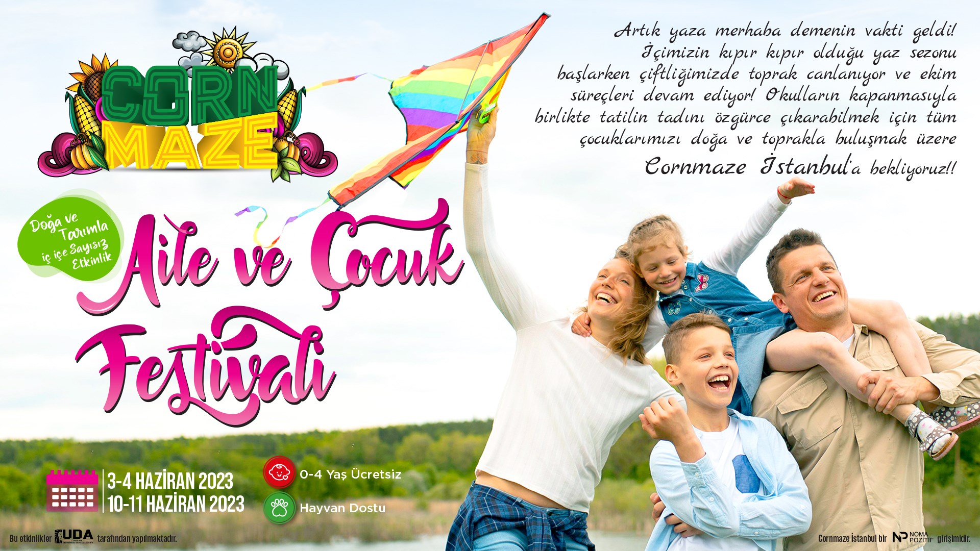 Aile ve Çocuk Festivali | Corn Maze | 03 June 2023 | Corn Maze İstanbul ...
