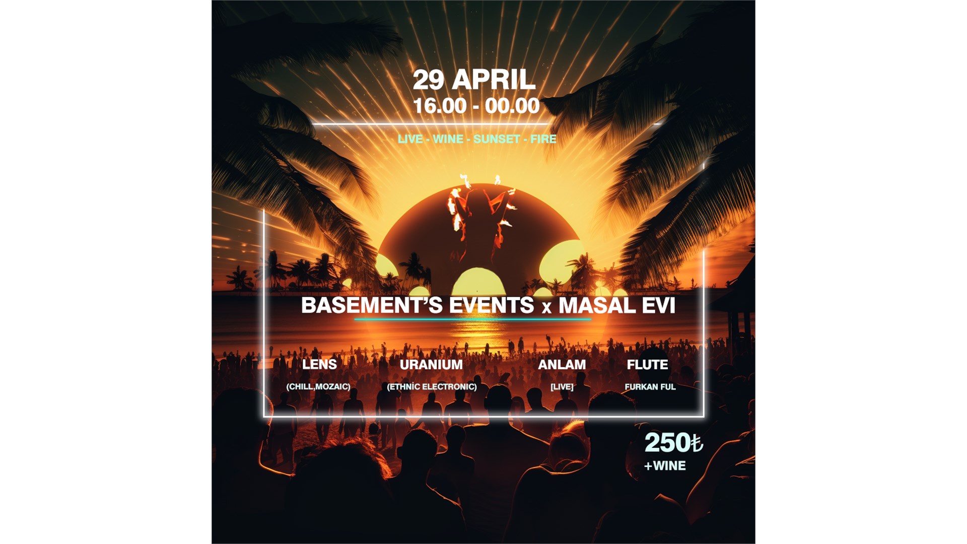 LIVE - WINE - SUNSET - FIRE | 29 Nisan 2023 | Gümüşlük Masal Evi ...