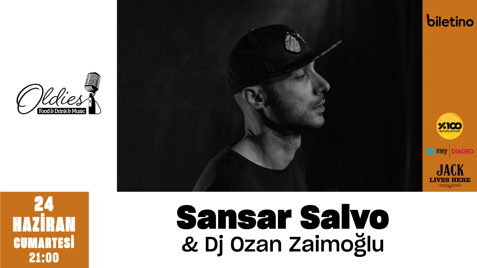 Sansar Salvo @OldiesTaksim | 24 Haziran 2023 | Oldies Taksim | Biletino