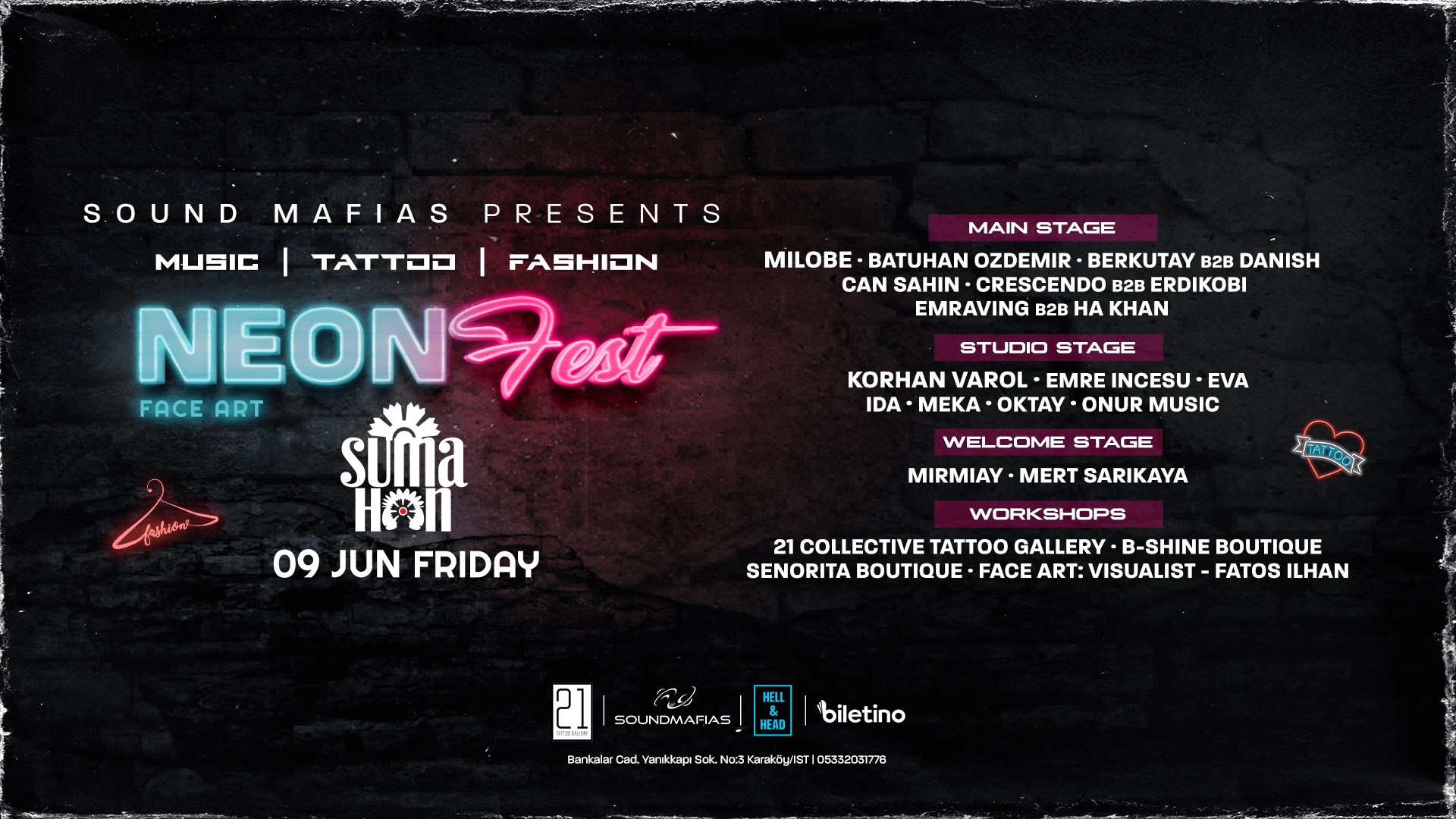 Music & Art | NEON Fest | 09 June 2023 | Sumahan | Biletino