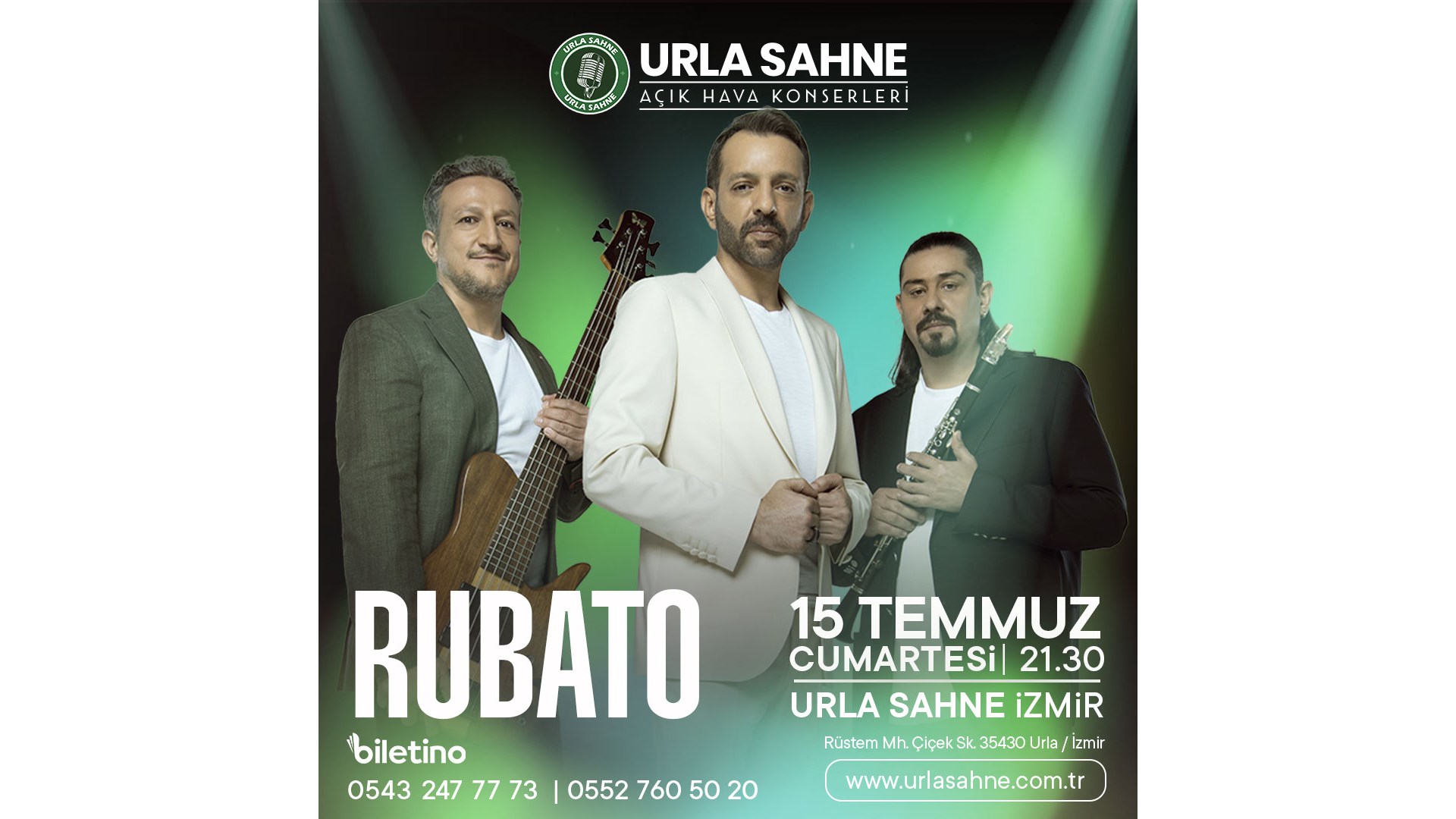 Rubato Konseri | Urla Sahne | 15 July 2023 | Urla Sahne | Biletino