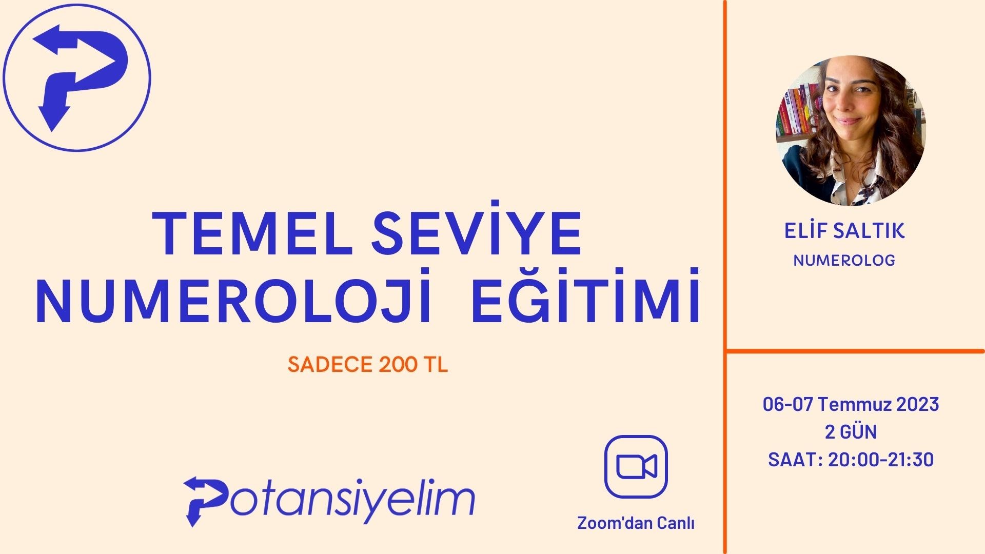 Temel Seviye Numeroloji Eğitimi | 06 July 2023 | Zoom | Biletino