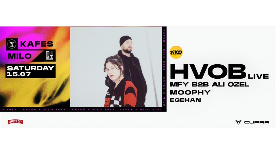 KAFES X MILO PRESENTS : HVOB (LIVE) | 15 July 2023 | Kafes x Milo ...