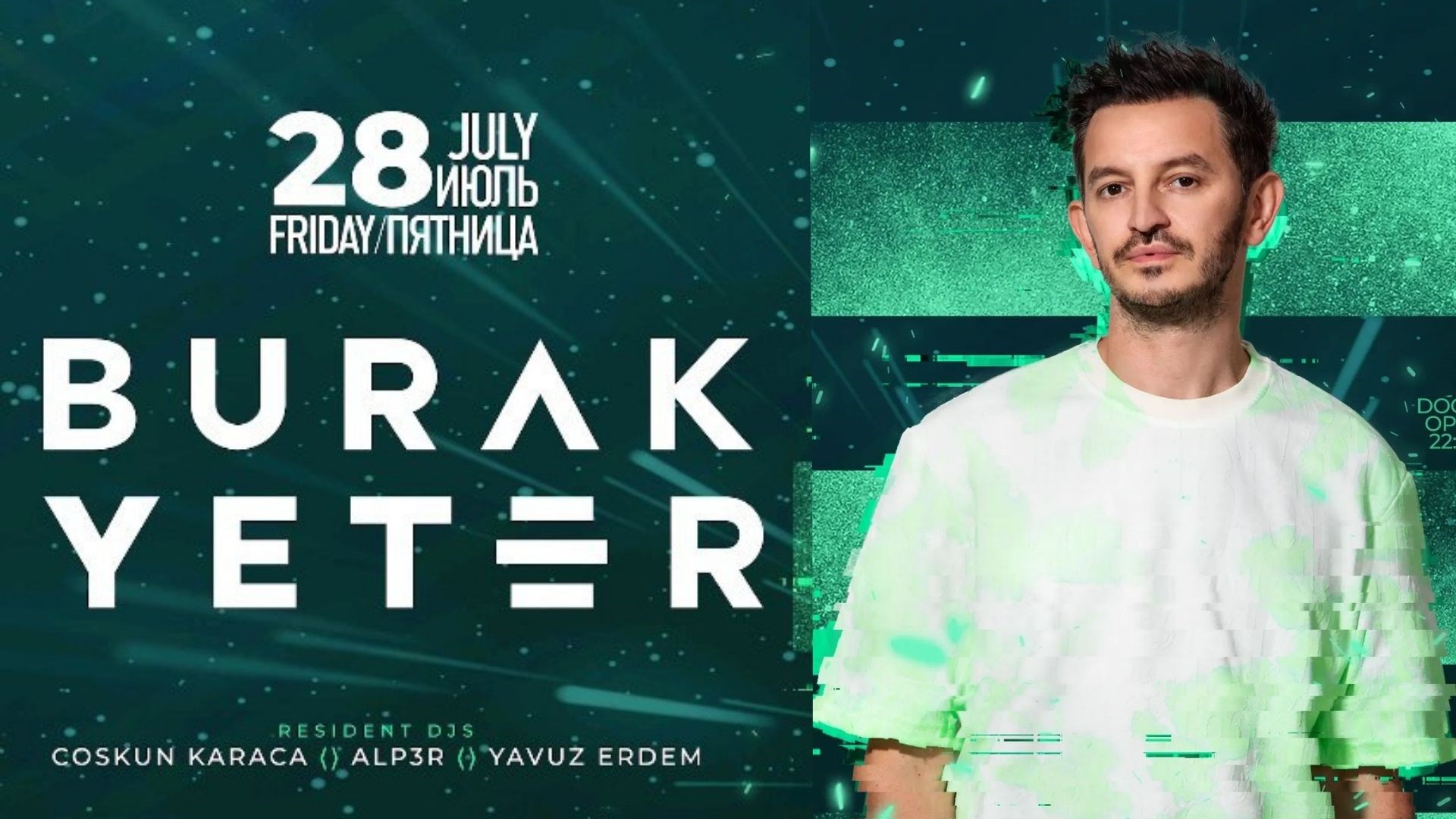 Dj Burak Yeter | 28 July 2023 | Club Inferno | Biletino