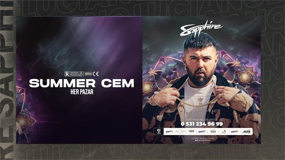 Summer Cem | 23 July 2023 | Club Sapphire Bodrum | Biletino