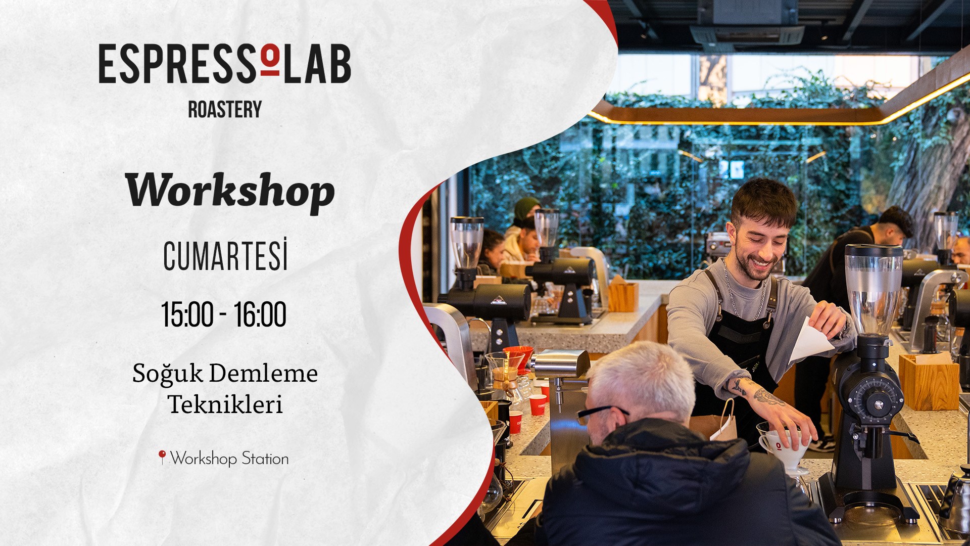 Workshop- Soğuk Demleme Teknikleri | 05 August 2023 | Espressolab Roastery Workshop Station ...