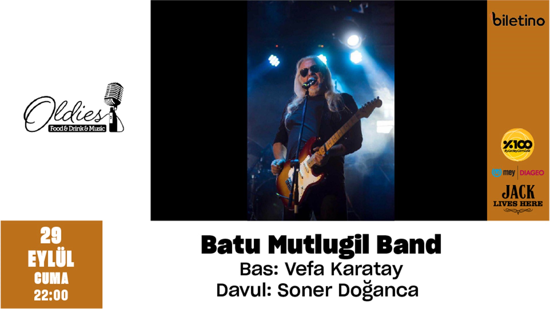 Batu Mutlugil Band @OldiesTaksim | 29 September 2023 | Oldies Taksim ...