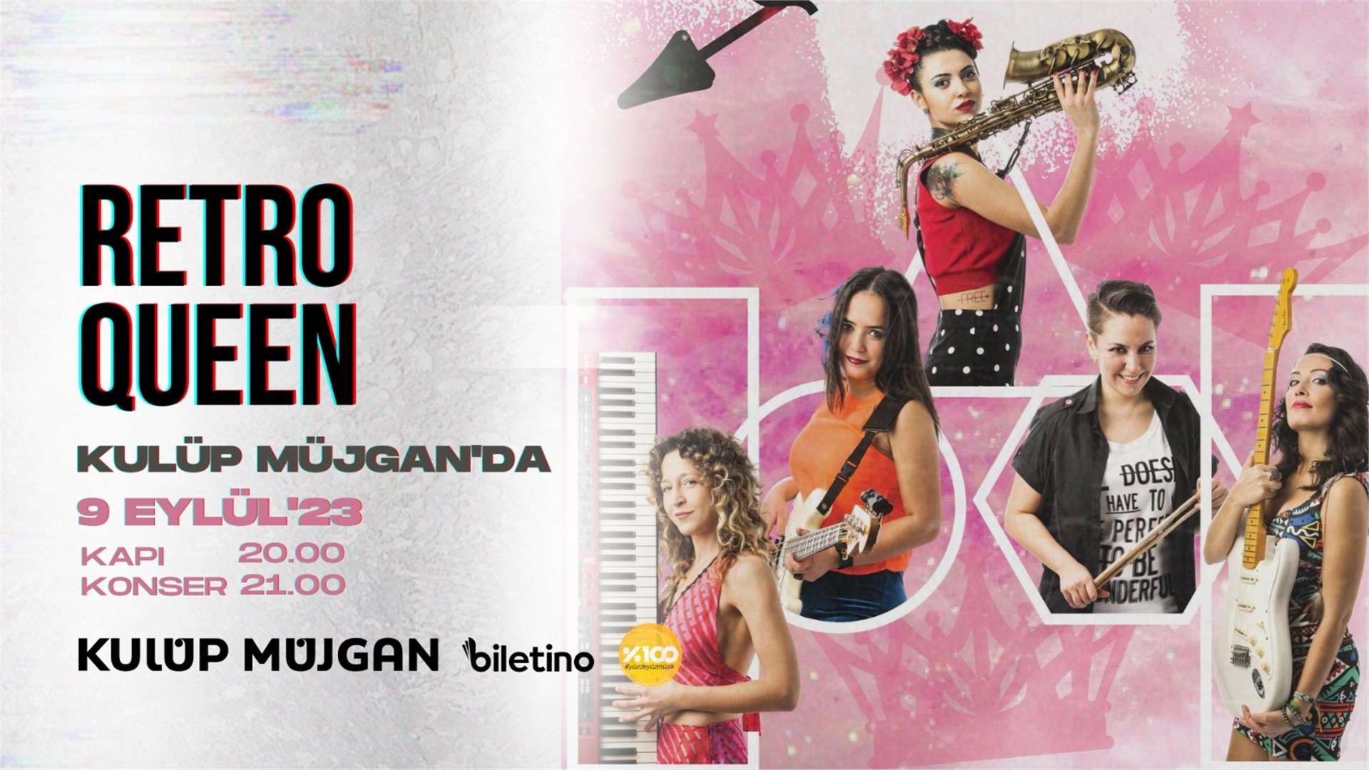 Retro Queen | 09 Eylül 2023 | Müjgân Bestekâr | Biletino