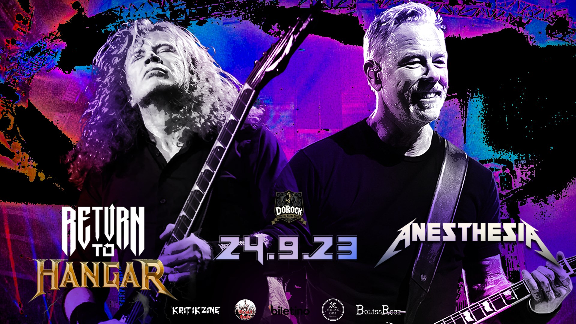 Metallica & Megadeth Tribute Night - Anesthesia & Return To Hangar | 24 ...