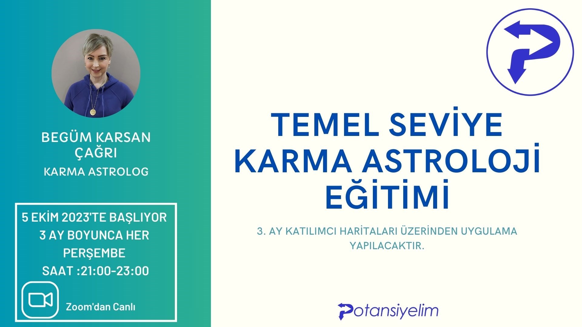 Temel Seviye Karma Astroloji Eğitimi | 05 October 2023 | Zoom | Biletino