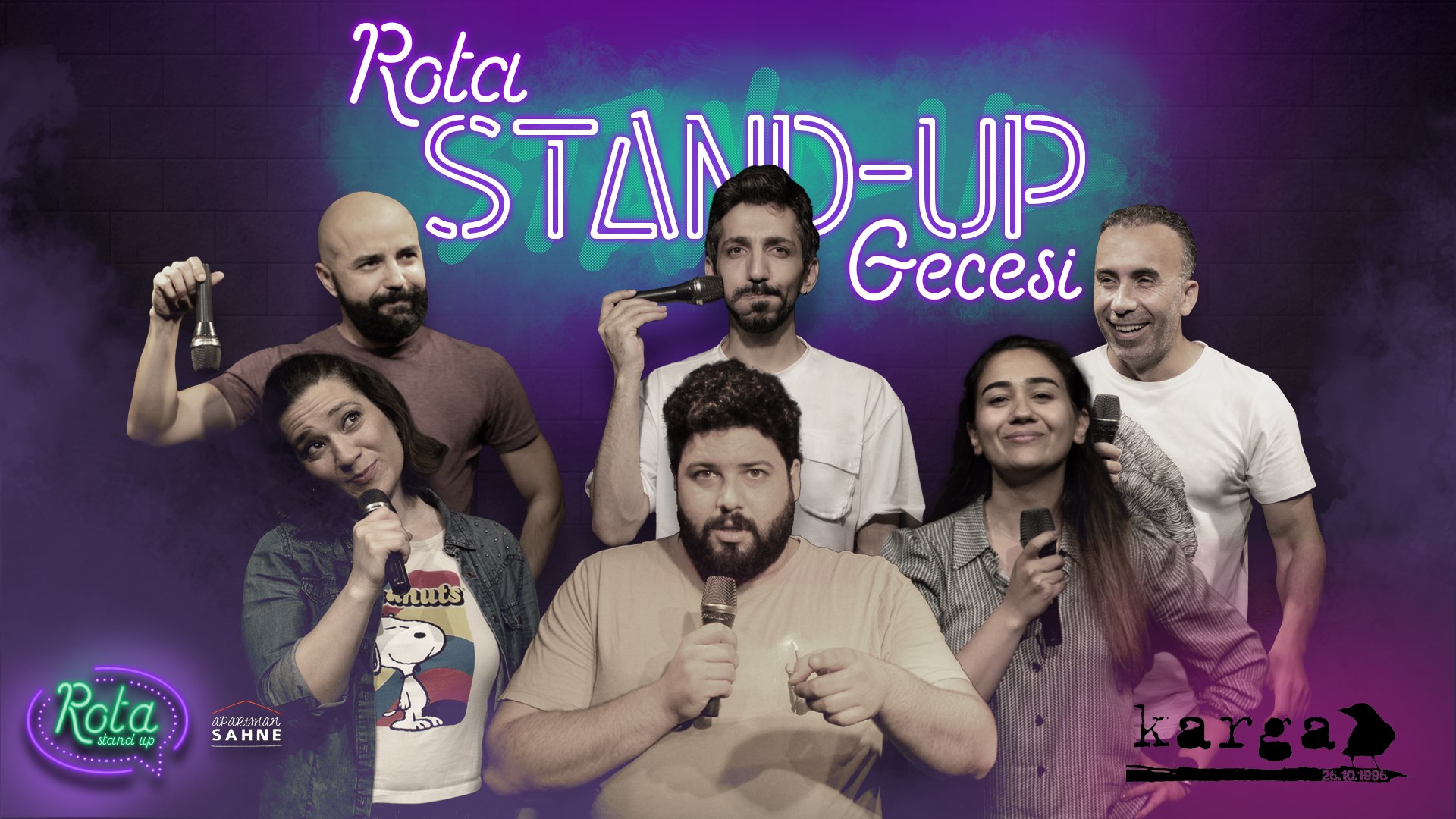 Rota Stand Up Gecesi | 20 Eylül 2023 | Karga Kadıköy | Biletino