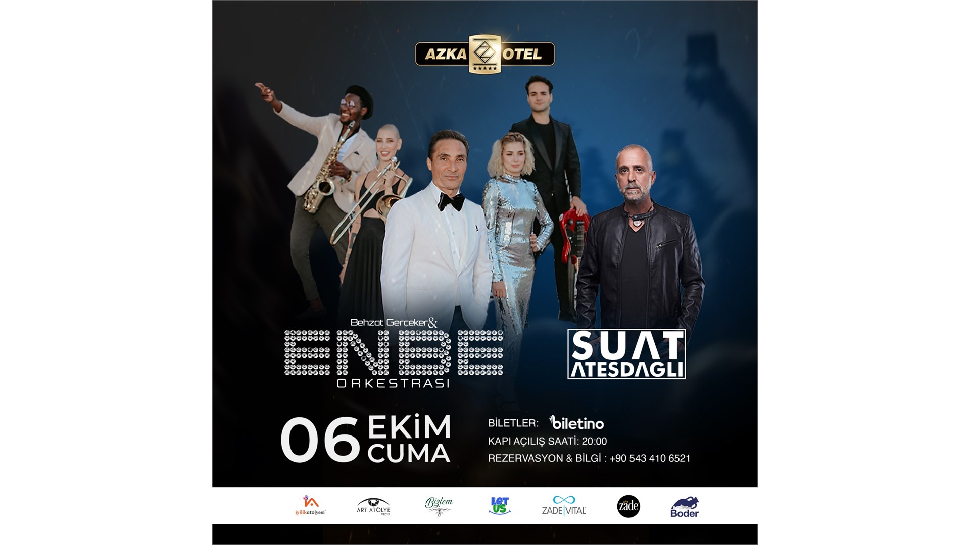 Behzat Gerçeker & Enbe Orkestrası ve DJ Suat Ateşdağlı/Azka Hotel | 06 ...