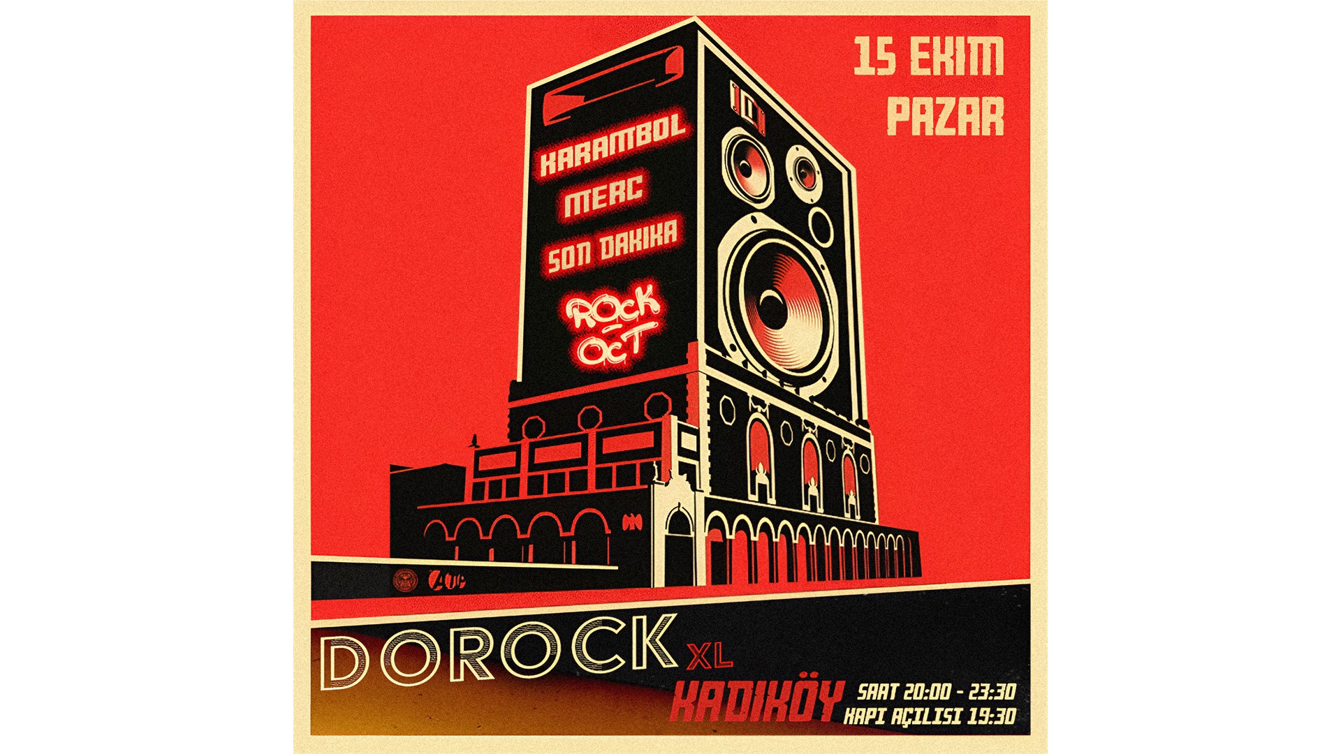 Rock Oct | 15 Ekim 2023 | Dorock XL | Biletino
