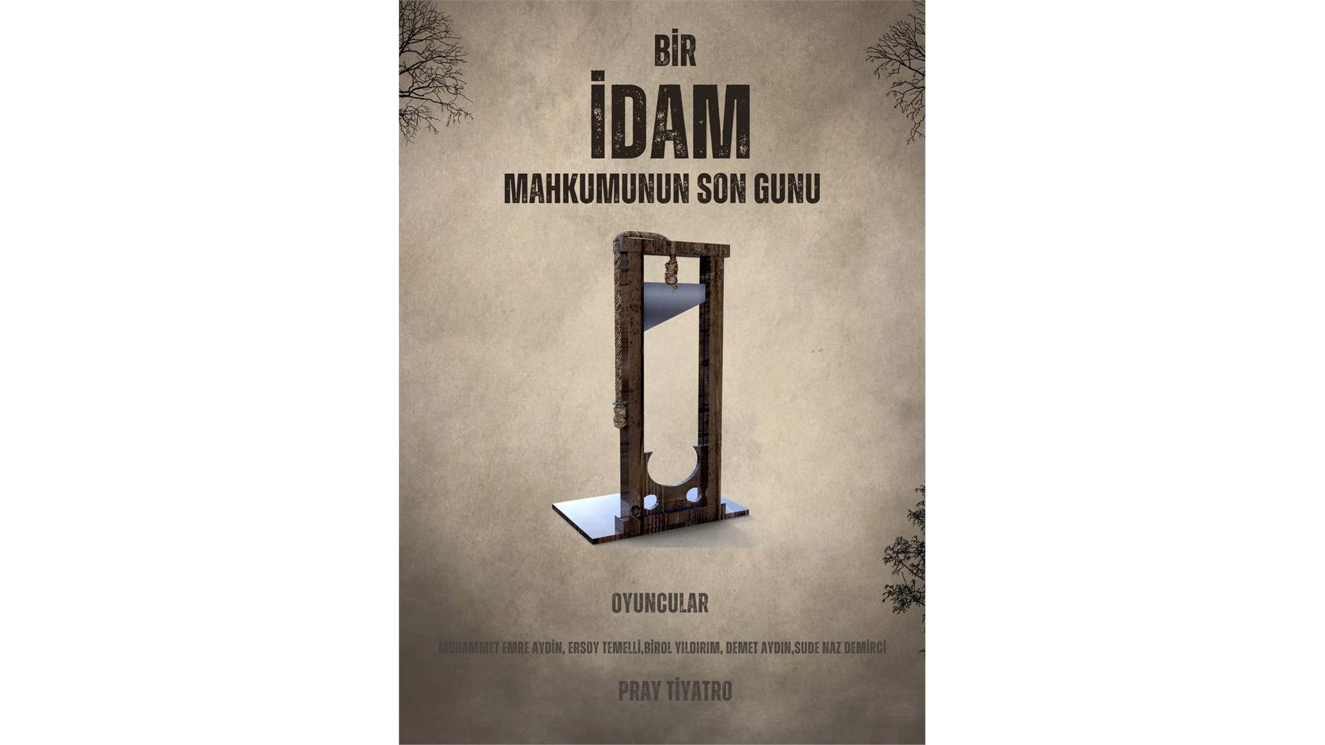 BİR İDAM MAHKUMUNUN SON GÜNÜ | 11 Kasım 2023 | Üsküdar Sahne Hane ...