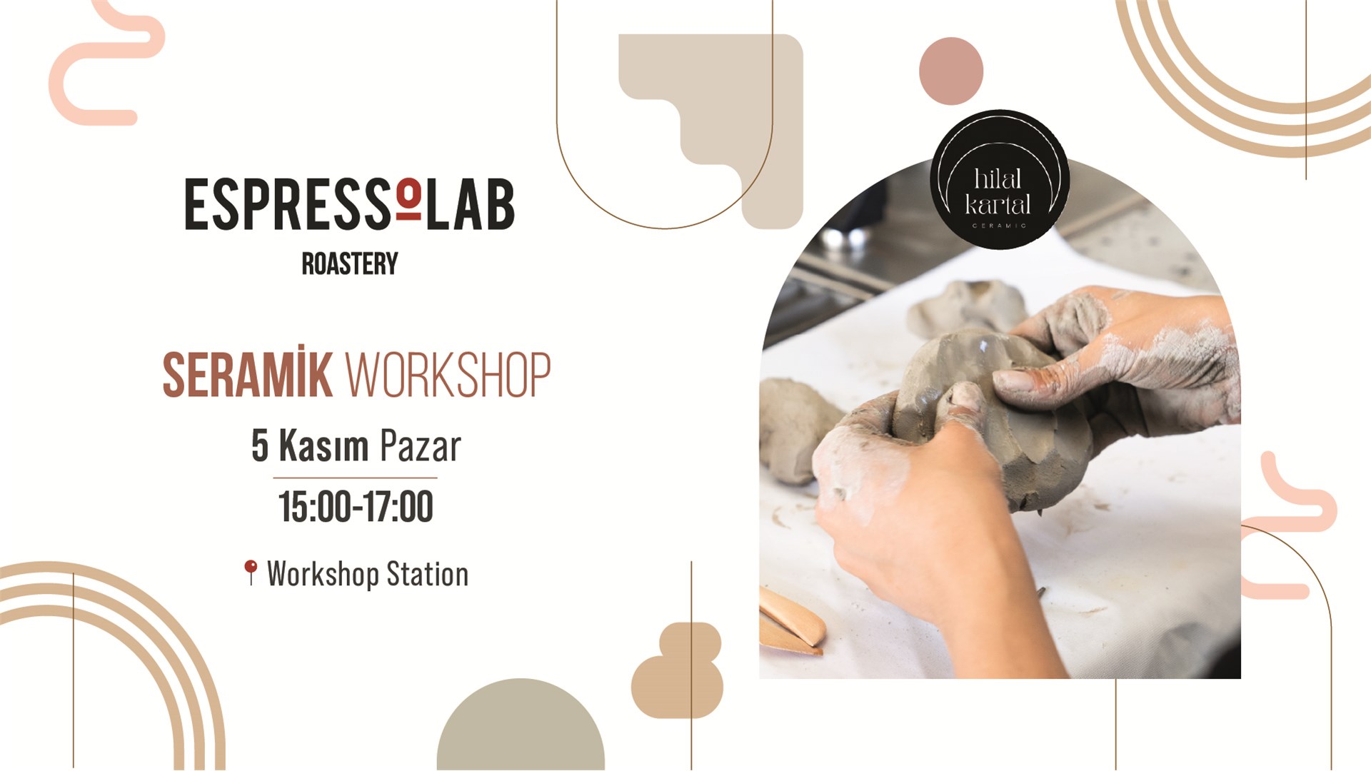 Seramik Workshop | 05 November 2023 | Espressolab Roastery Workshop ...
