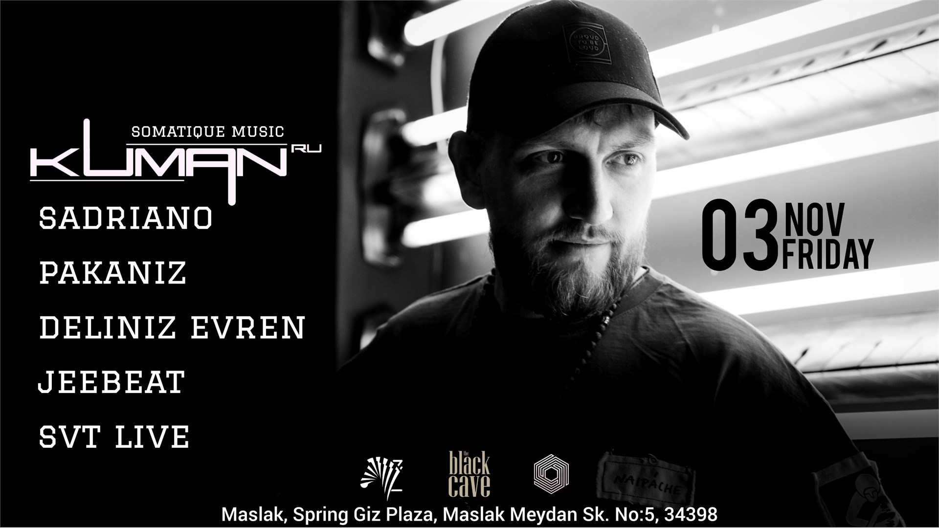 Zebra X Hex | 03 Kasım 2023 | The Black Cave | Biletino