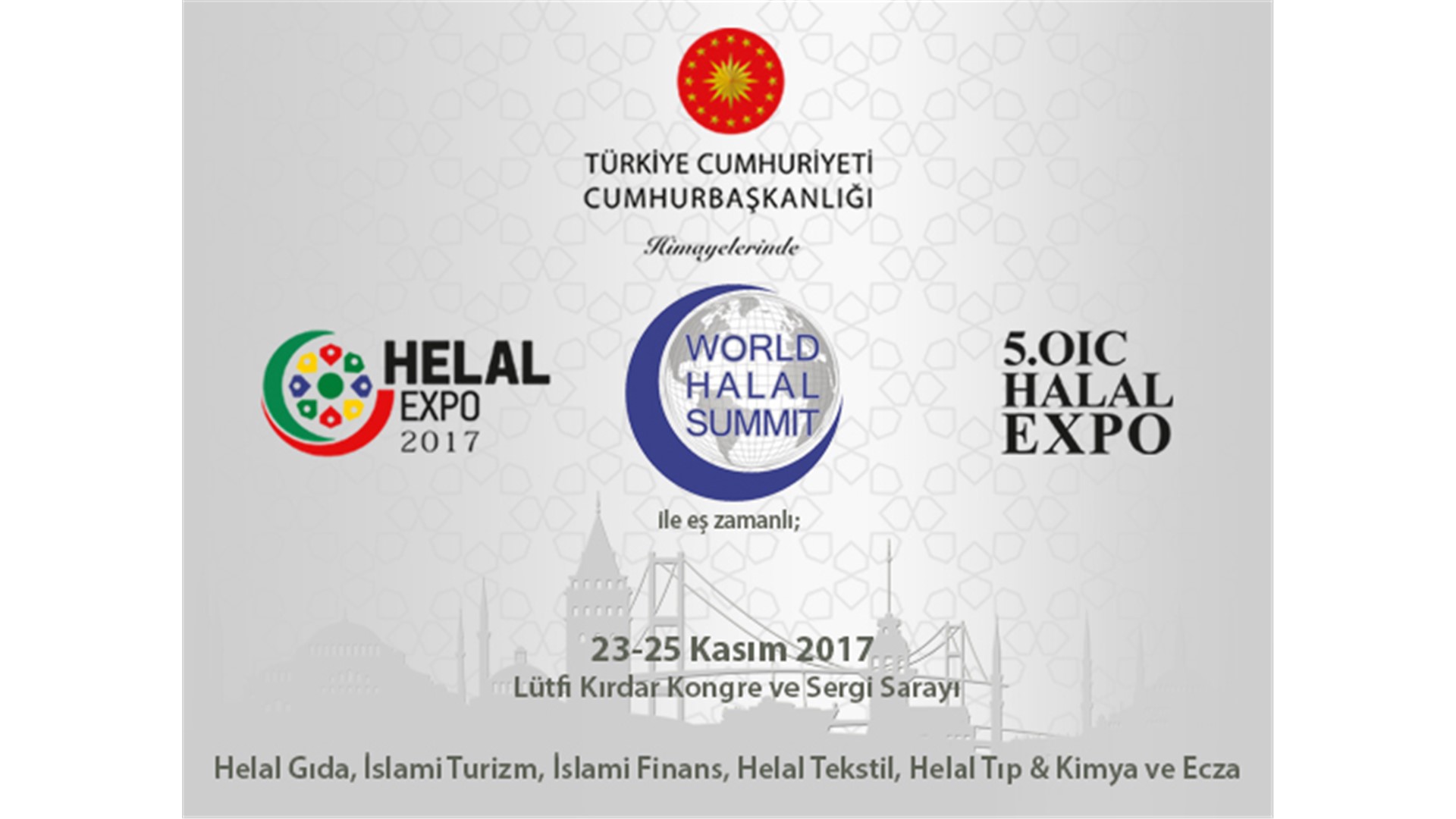 World Halal Summit - Helal Expo & OIC Halal Expo | 23 Kasım 2017 ...