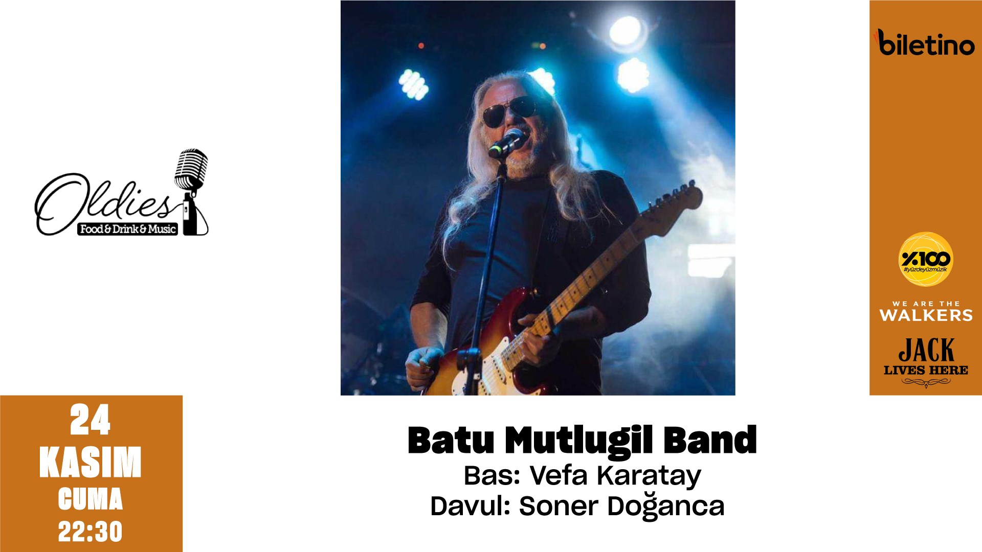 Batu Mutlugil Band @OldiesTaksim | 24 November 2023 | Oldies Taksim ...