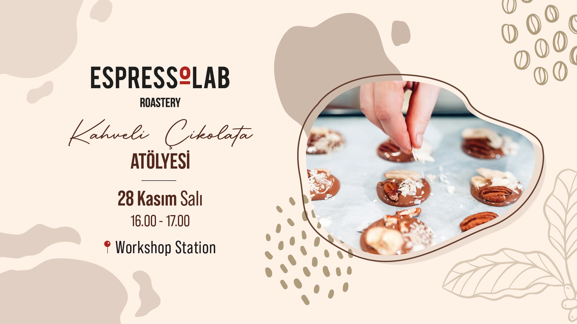 Kahveli Çikolata Atölyesi | 28 Kasım 2023 | Espressolab Roastery ...